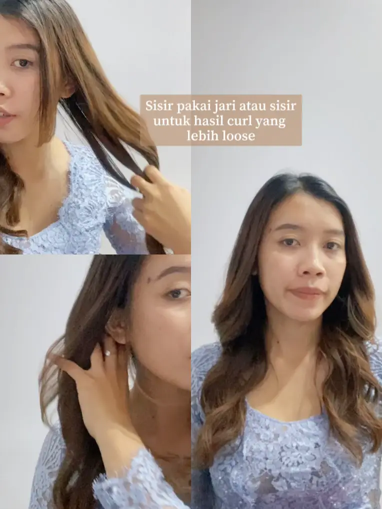 Tutorial Loose Curl ala Korea | Galeri diposting oleh Ella Hudiani | Lemon8