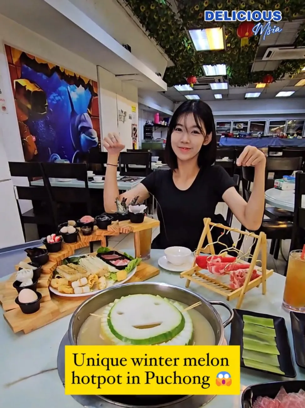 Unique Winter Melon Hotpot in Puchong 👍 | Video diterbitkan oleh DeliciousMsia | Lemon8