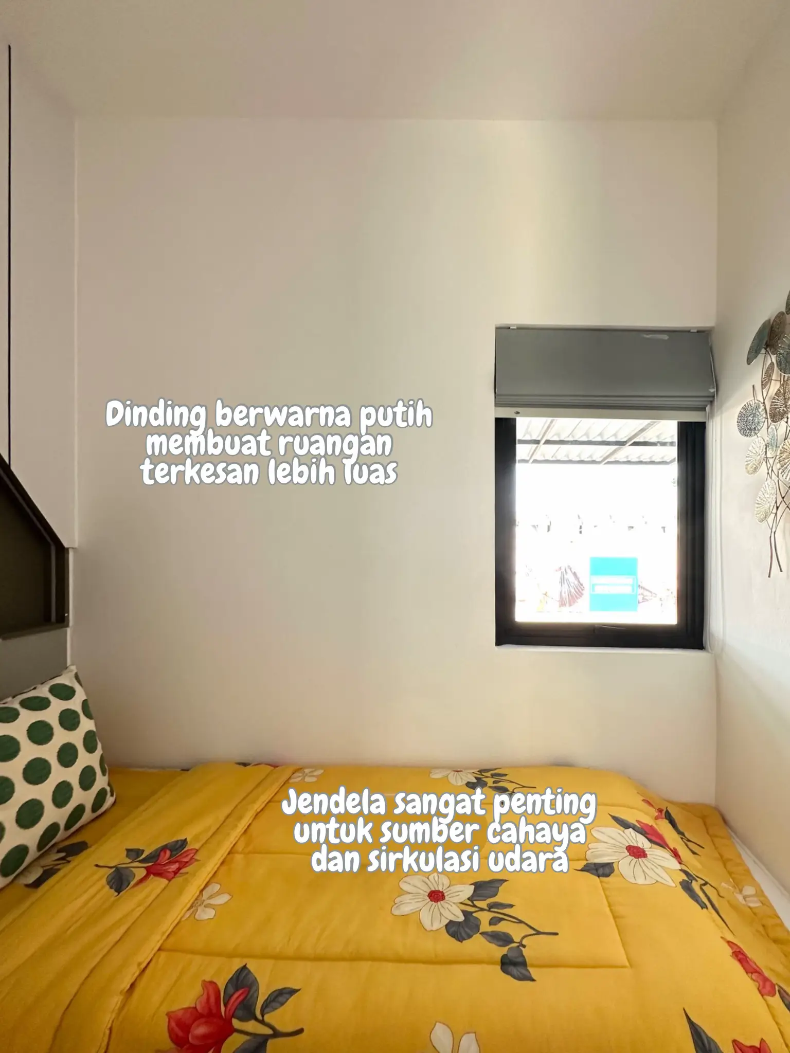 Tips Menata Kamar Sempit - 2,5x2,5 m | Galeri diposting oleh ica.creamy | Lemon8