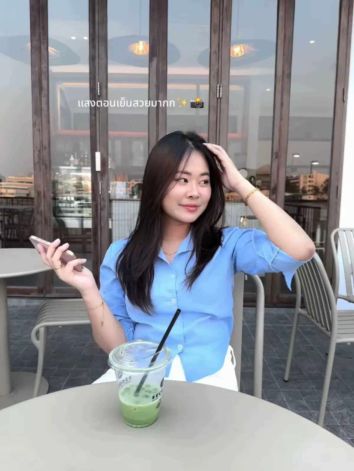 คาเฟ่ติดริมน้ำย่านวังหลัง ฝั่ง | แกลเลอรีที่โพสต์โดย MO MEE REVIEWS | Lemon8