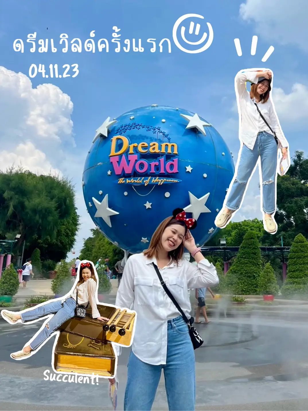 ดรีมเวิลด์ครั้งแรกในวัย 30 🍋 | แกลเลอรีที่โพสต์โดย Mind Mor | Lemon8