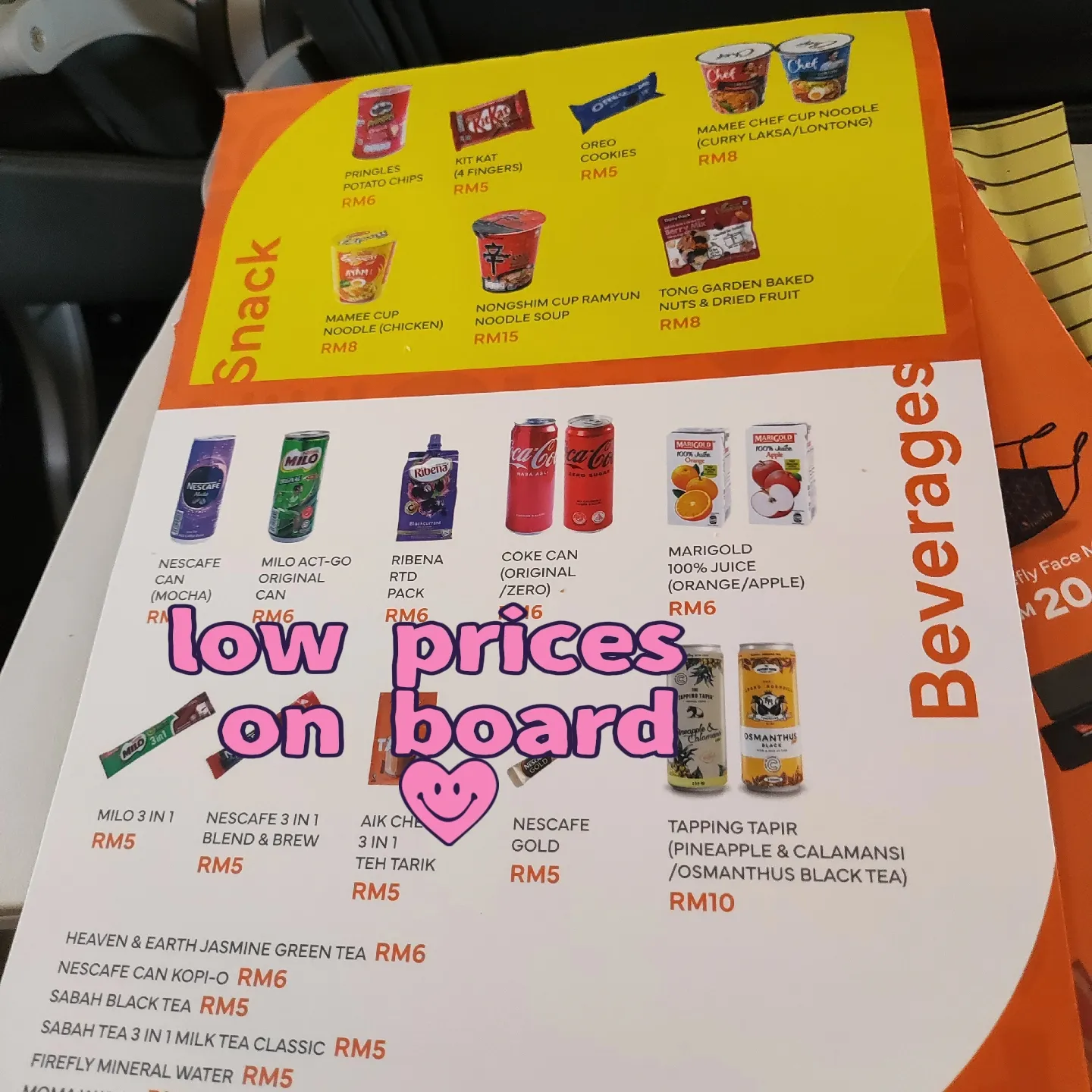 firefly to penang. 7+10kg luggage. free snack and | Gallery posted by ...