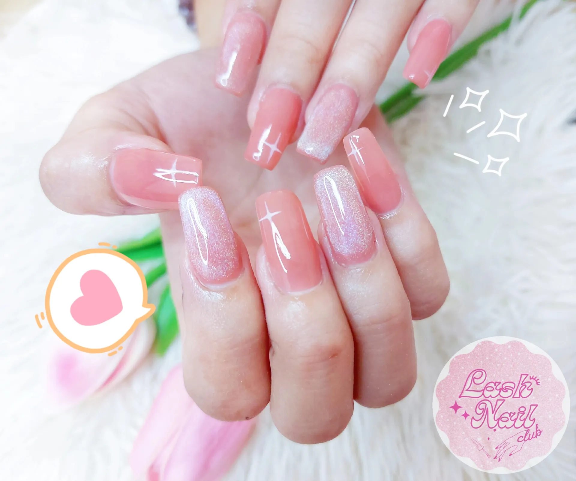 แบบเล็บเจล สีโทนพีช 🍑 | แกลเลอรีที่โพสต์โดย Lash&nail.club | Lemon8