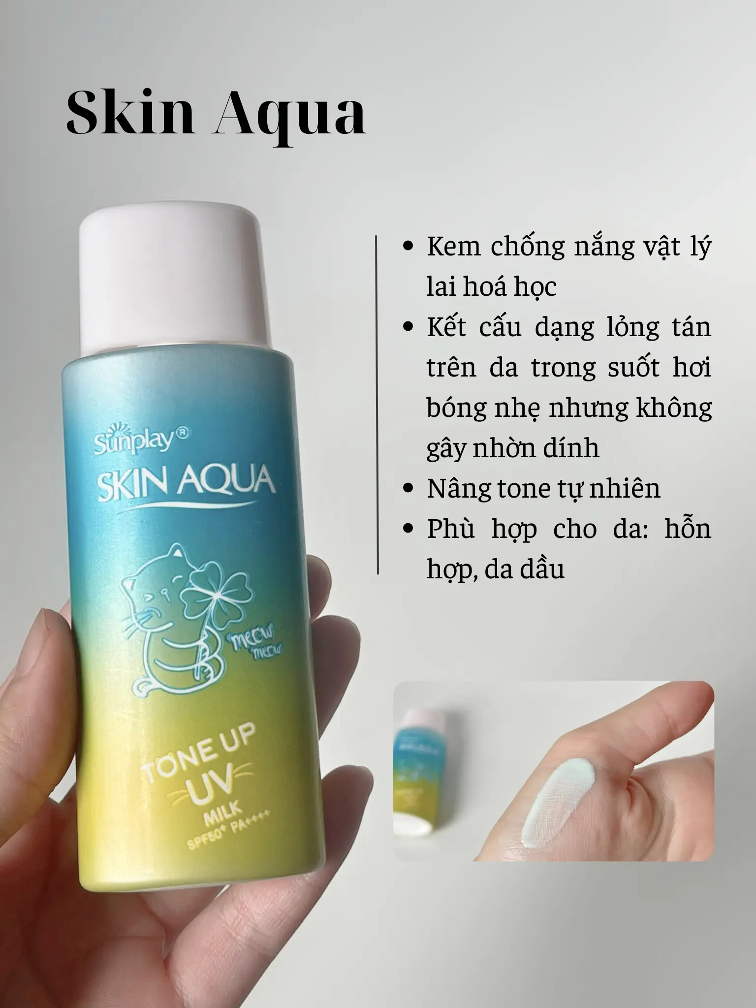 9 loại kem chống nắng cho da dầu, da hỗn hợp | Bộ sưu tập do Quỳnh Trân đăng | Lemon8