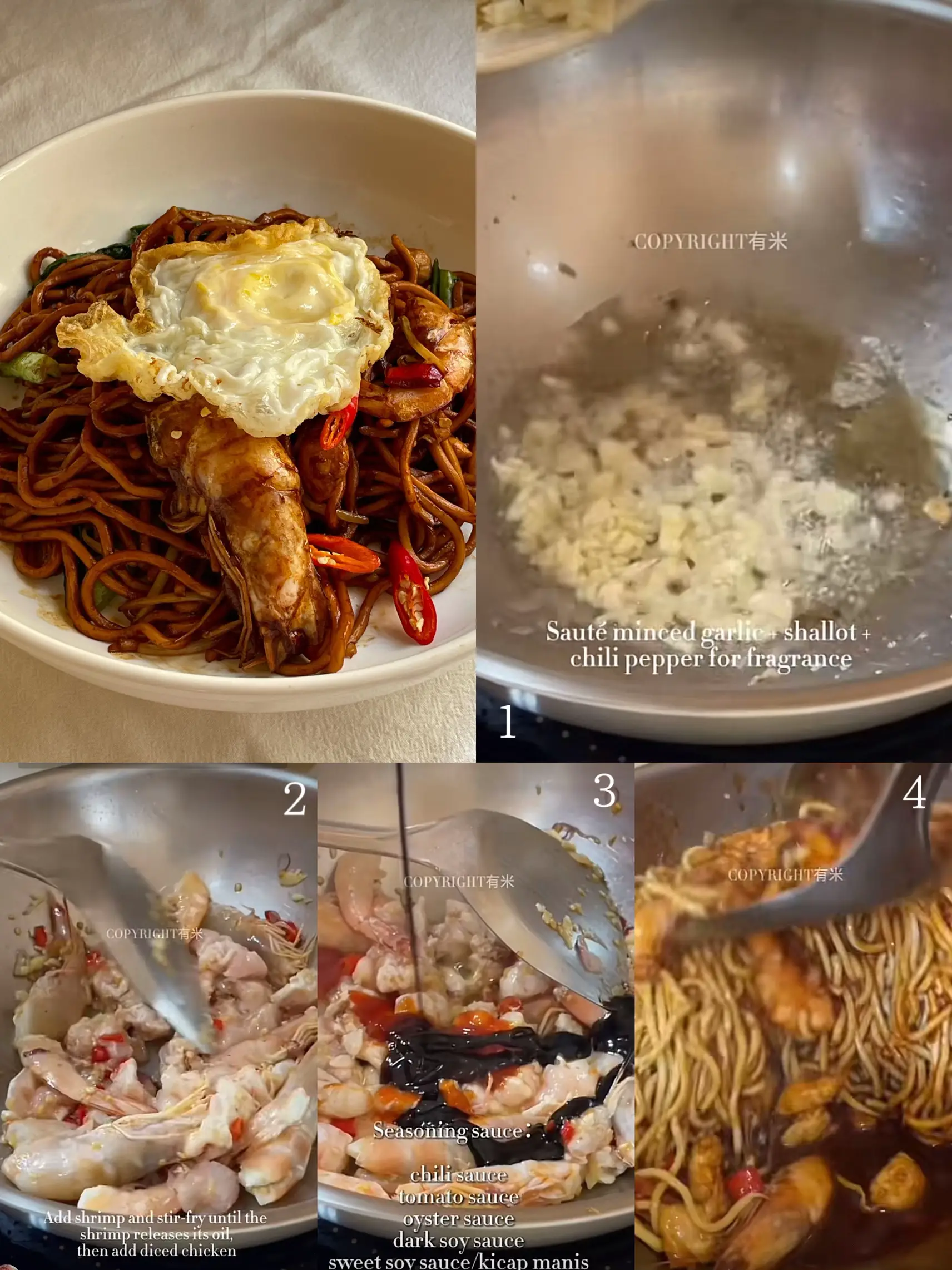 4️⃣ Easy Noodles Recipe [Save it] | แกลเลอรีที่โพสต์โดย yomii lim🥢 | Lemon8