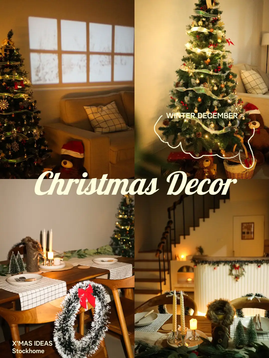 Christmas Decor 🤍🌙🌲 แกลเลอรีที่โพสต์โดย Stockhome Lemon8