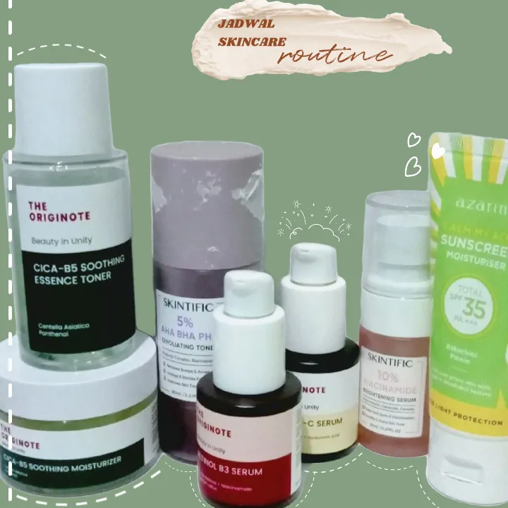 JADWAL SKINCARE | Galeri diposting oleh Nunuyjenaaaa🐣 | Lemon8