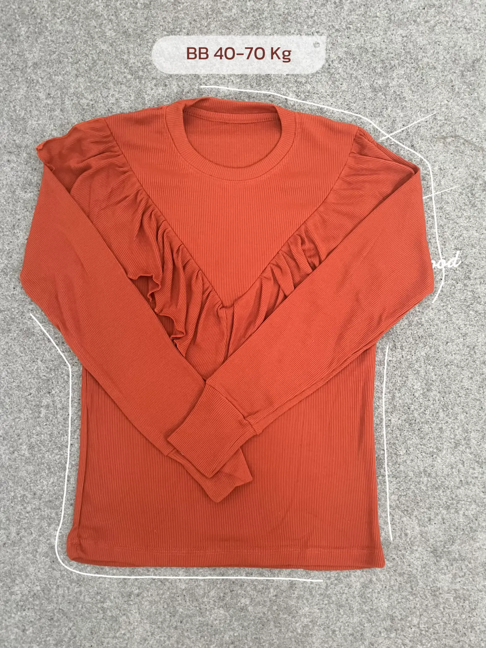 Blouse Ruffle Rumbai | Galeri diposting oleh Violetteid | Lemon8