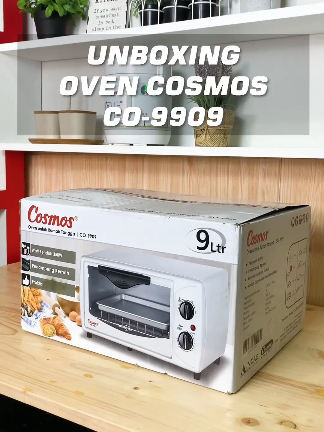 Oven Mini Low Watt Cosmos 🤩😝 | Video dipublikasikan oleh Cosmosonline | Lemon8