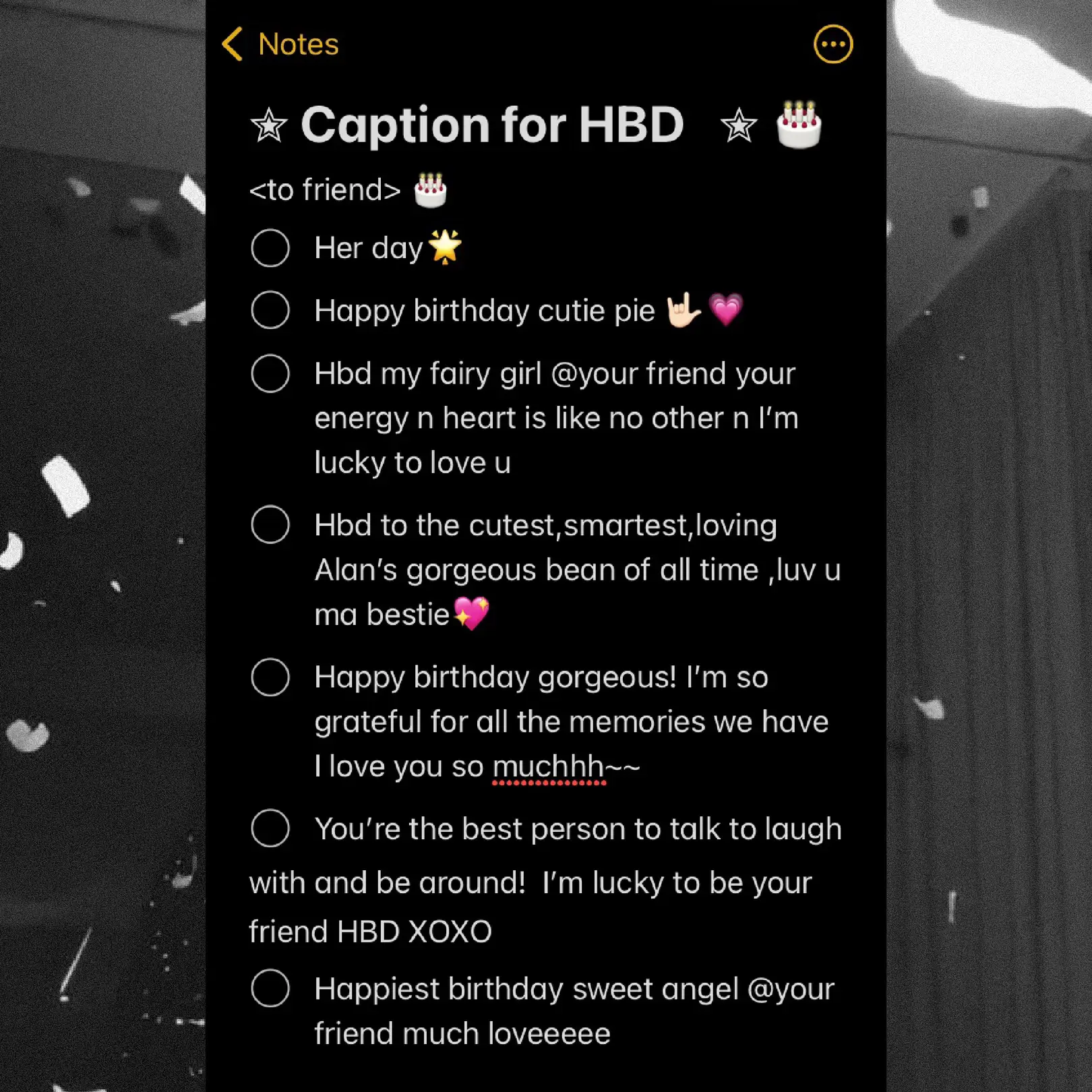 Caption for HBD 🎂💖 🫧˚ | แกลเลอรีที่โพสต์โดย maytumarai | Lemon8