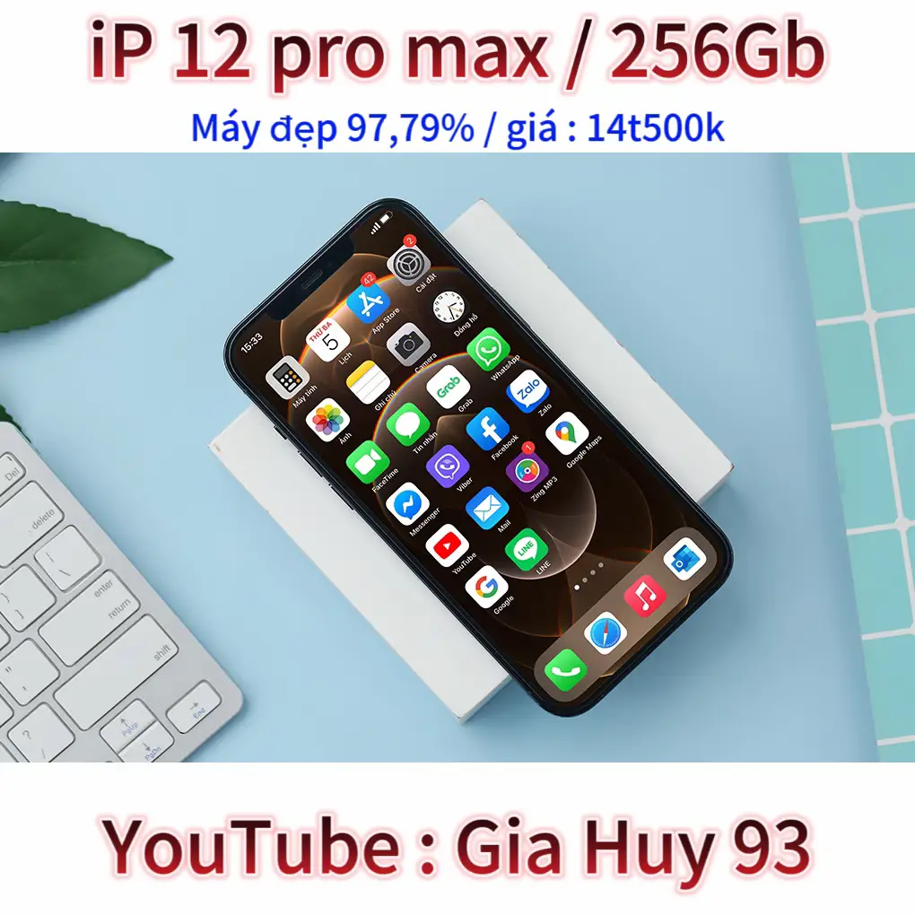 ️ giá rẻ - 12 pro max 256gb | แกลเลอรีที่โพสต์โดย YT : Gia Huy 93 | Lemon8