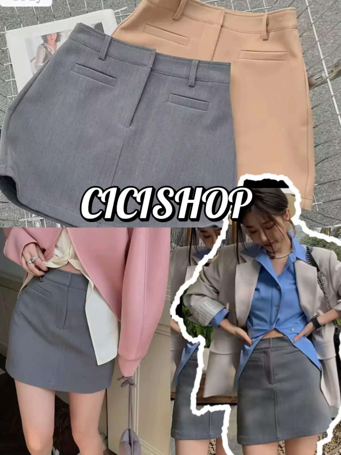 แจกพิกัดเสื้อผ้าในร้าน CICISHOP 🎀 | แกลเลอรีที่โพสต์โดย MIUMIU | Lemon8
