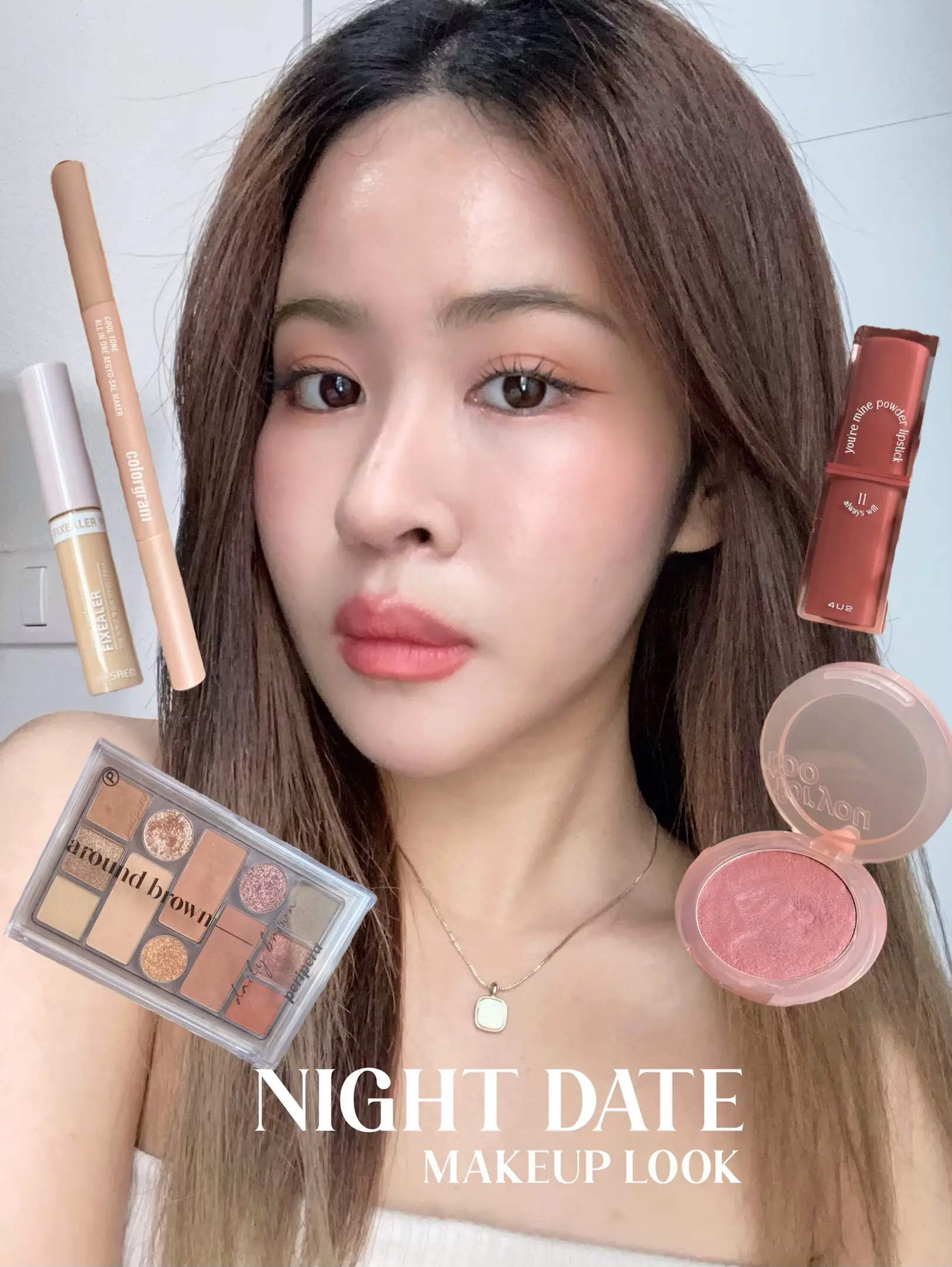 เครื่องสำอางน่าช้อป 9.9 ลุค Night date makeup | แกลเลอรีที่โพสต์โดย ...
