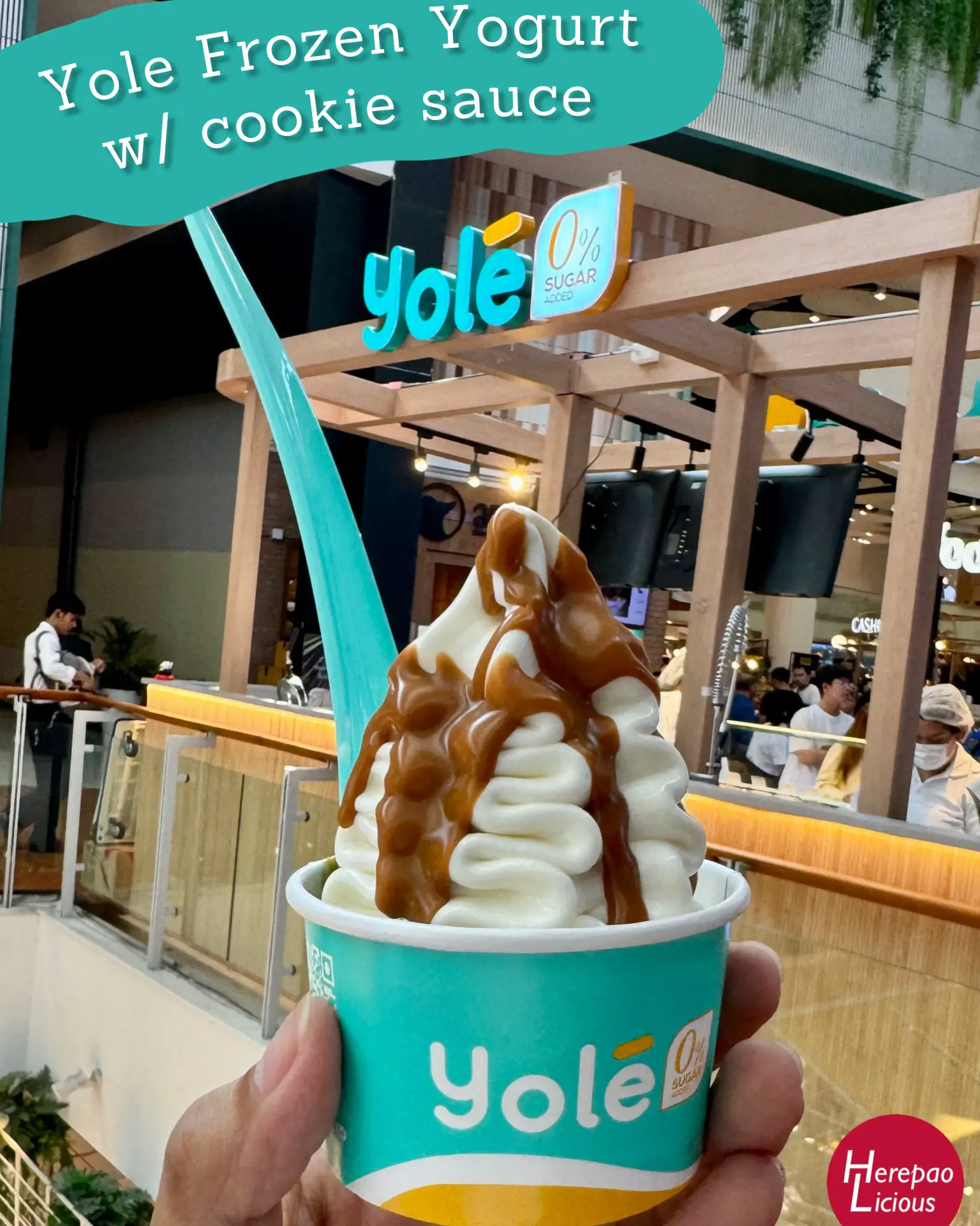 ไอติมโยเกิร์ตอร่อยเจ้าฮิตจากสเปน Yole ซอสคุกกี้คือสุดปัง!! 🍦🍪 | วิดีโอ ...