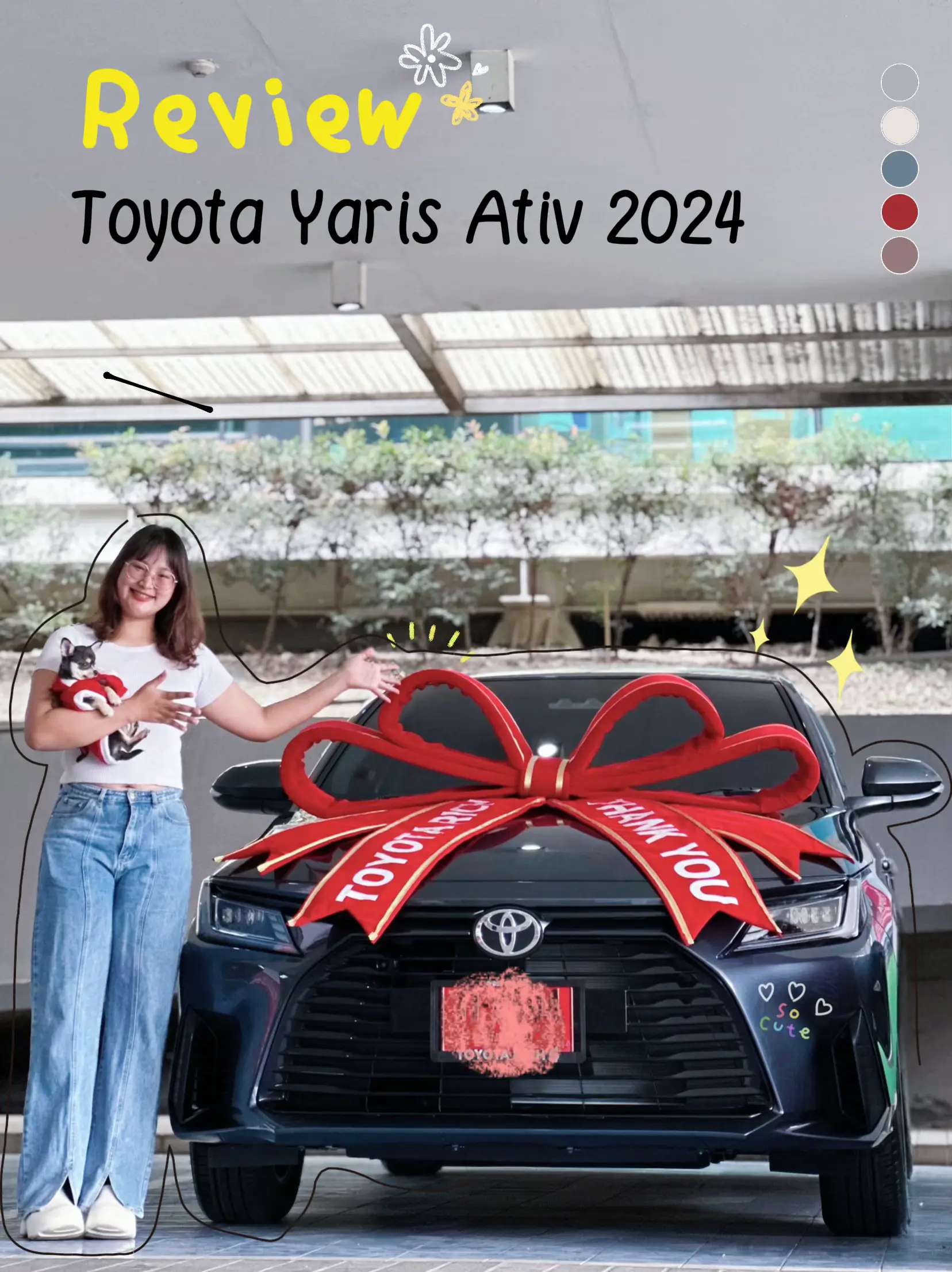 รีวิว Toyota Yaris Ativ 2024 จากผู้ใช้งานจริง 🚗 | แกลเลอรีที่โพสต์โดย ...