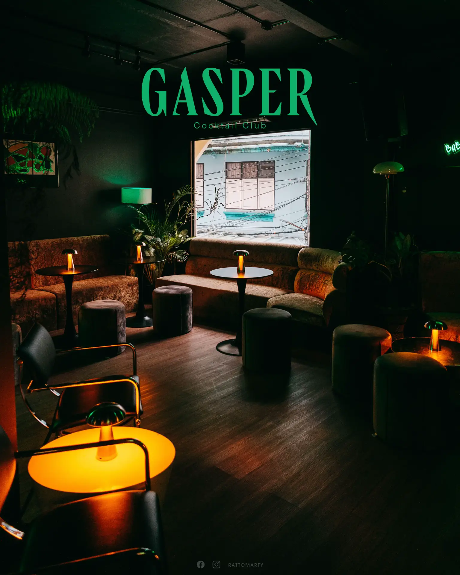 GASPER Cocktail Club Colorful Secret Atmosphere Youth Neighborhood ...