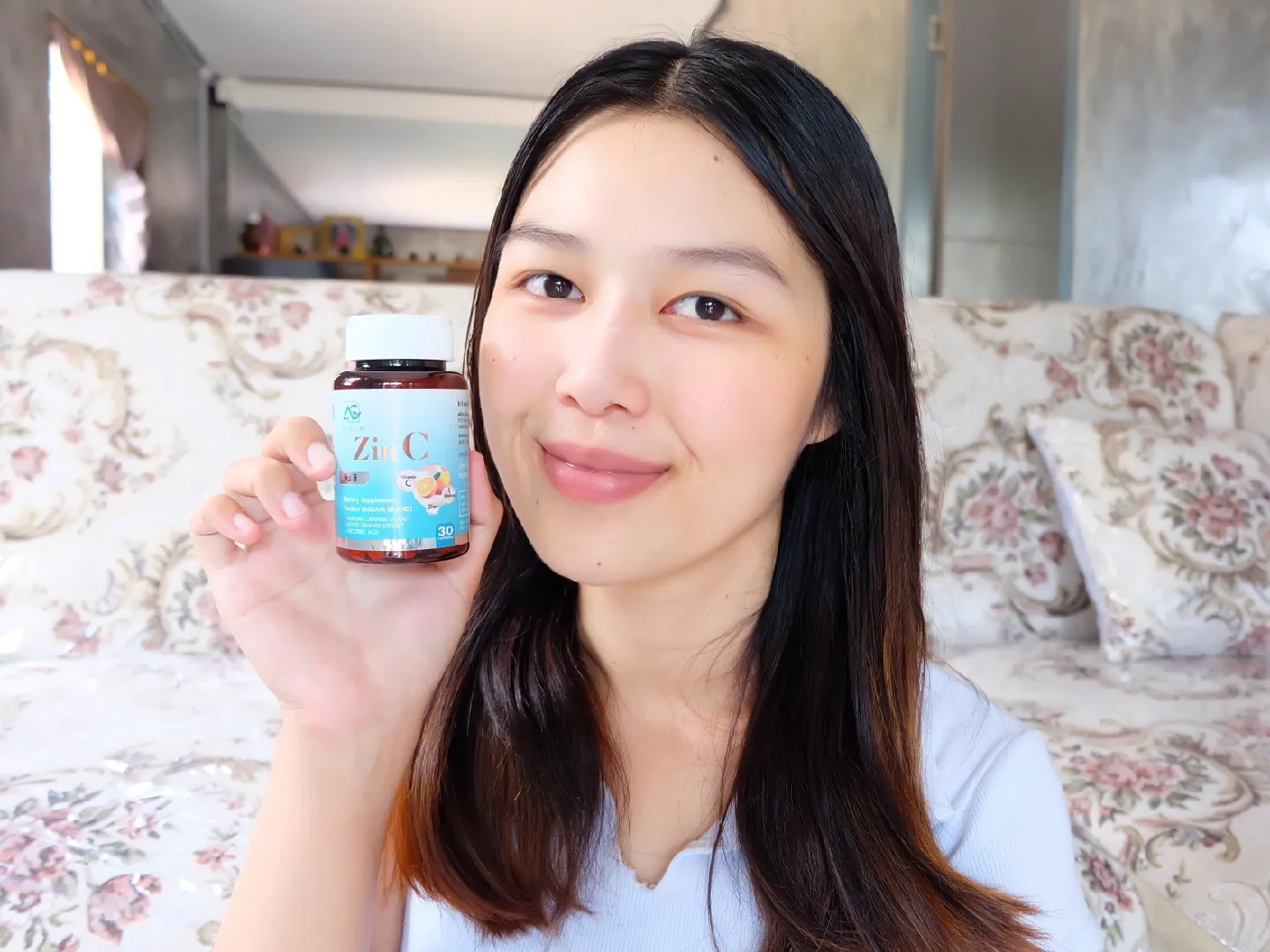 ZINC AGLAM ลดสิว เผยผิวใสแบบมีออร่าา | แกลเลอรีที่โพสต์โดย Supawadee_belle | Lemon8