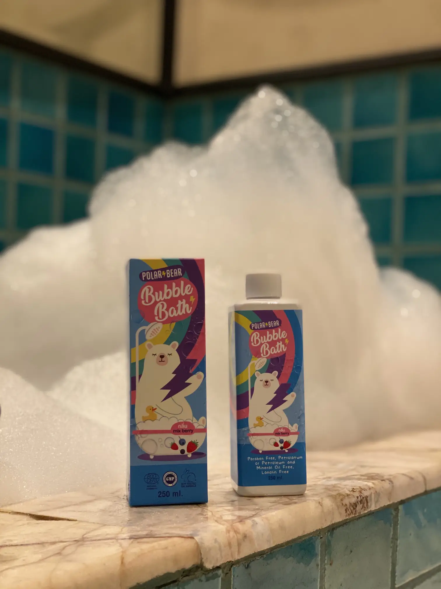 POLARBEAR BUBBLE BATH บับเบิ้ลบาธ สบู่ทำฟองน้องหมีโพล่าร์ | แกลเลอรีที่โพสต์โดย Polarbear | Lemon8