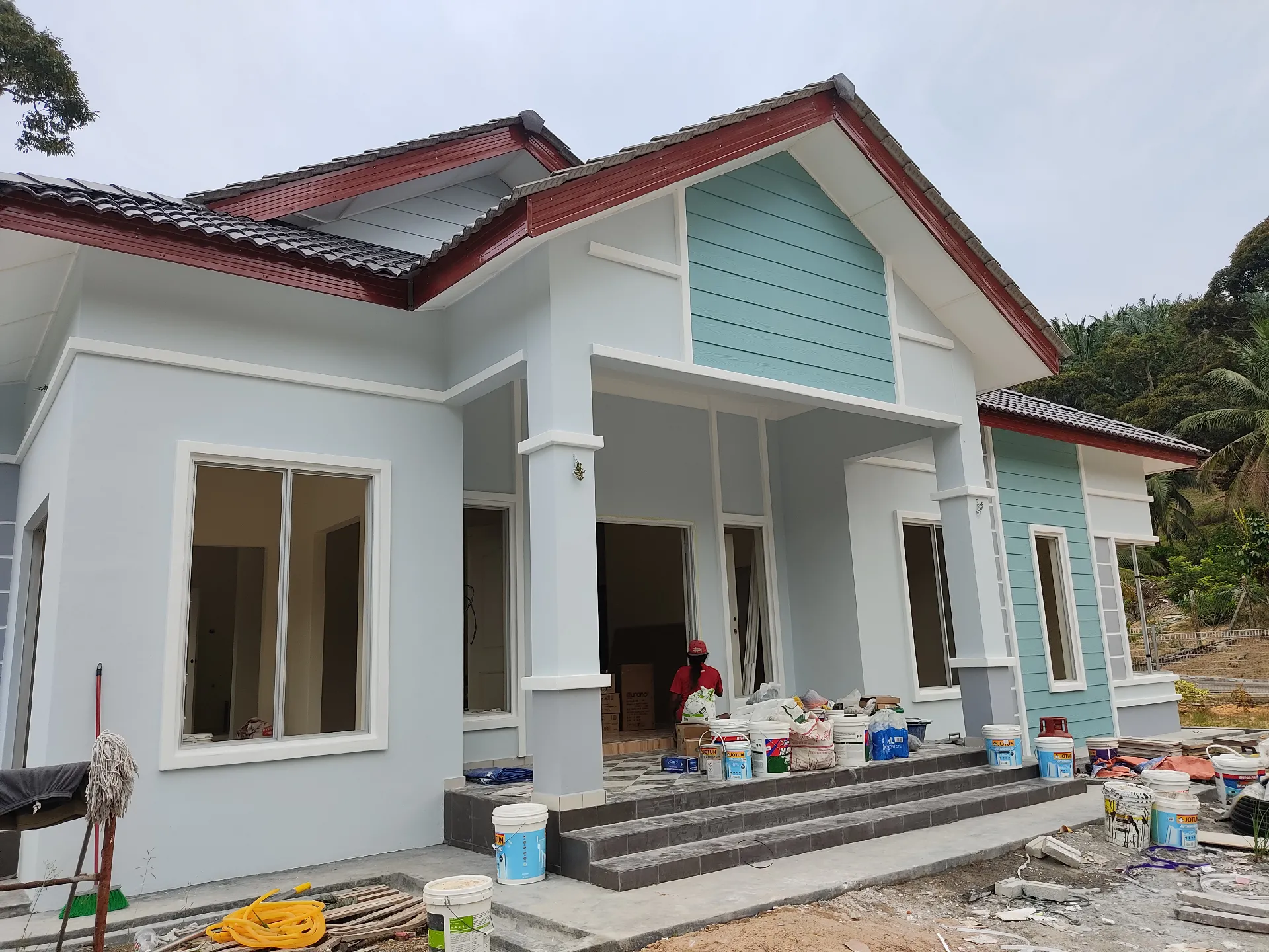 20 idea Warna Cat Dinding Luar Rumah Jotun teratas pada tahun 2024