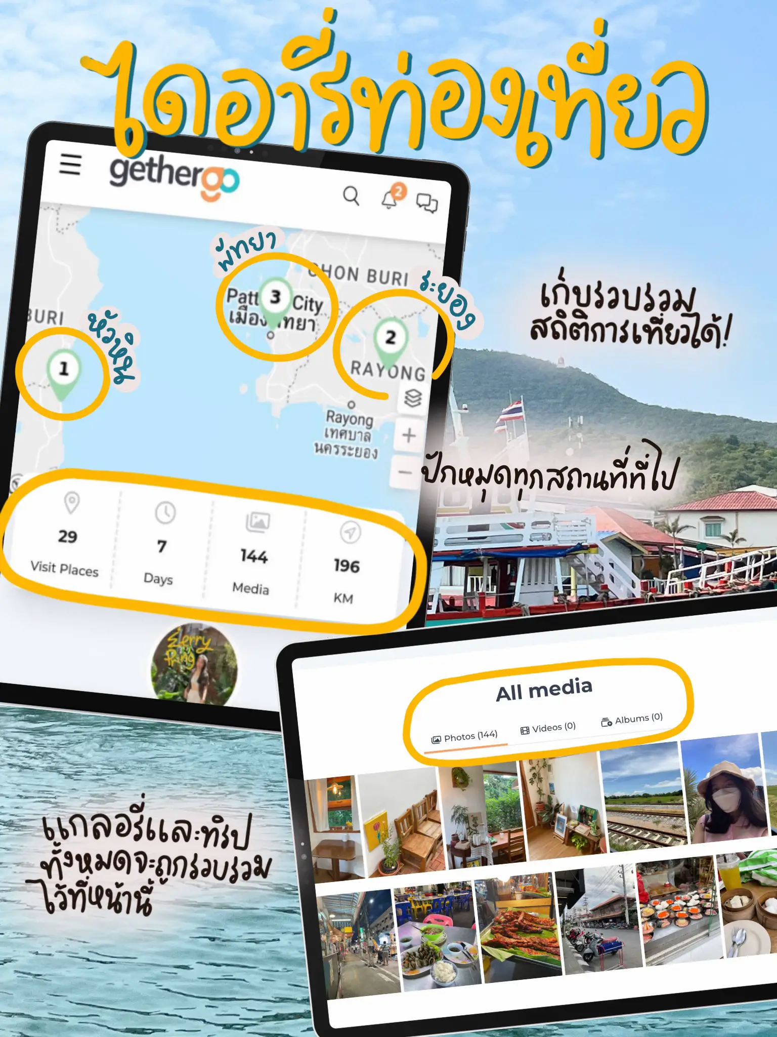 📲gethergo 🗺️แพลตฟอร์มที่สายเที่ยวต้องมี ตัวช่วยทำแพลนเที่ยว | แกลเลอรีที่โพสต์โดย Merrypring🎄 ...