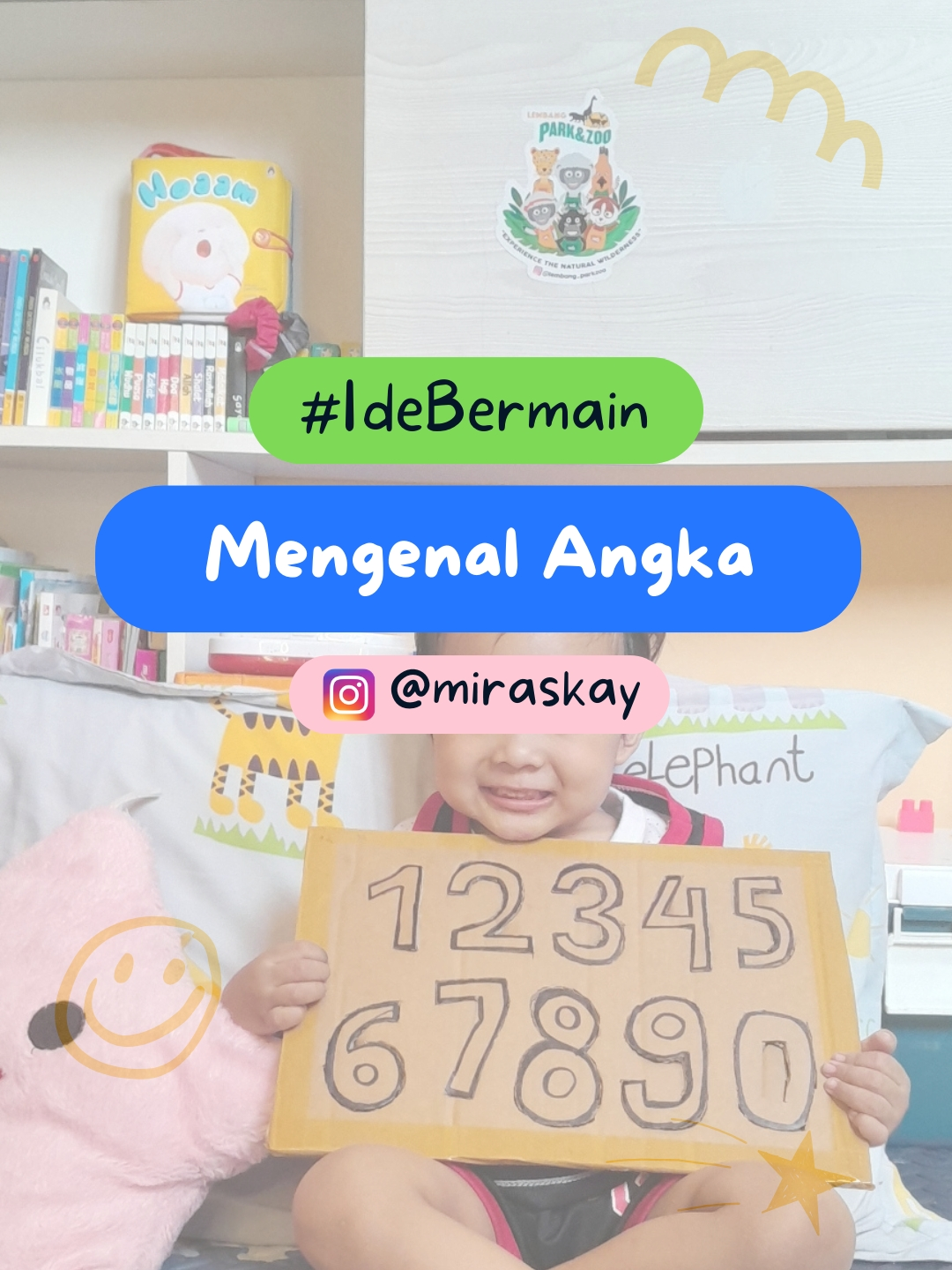 DIY Ide Belajar Anak, Mengenal Angka 123 | Video dipublikasikan oleh M ...