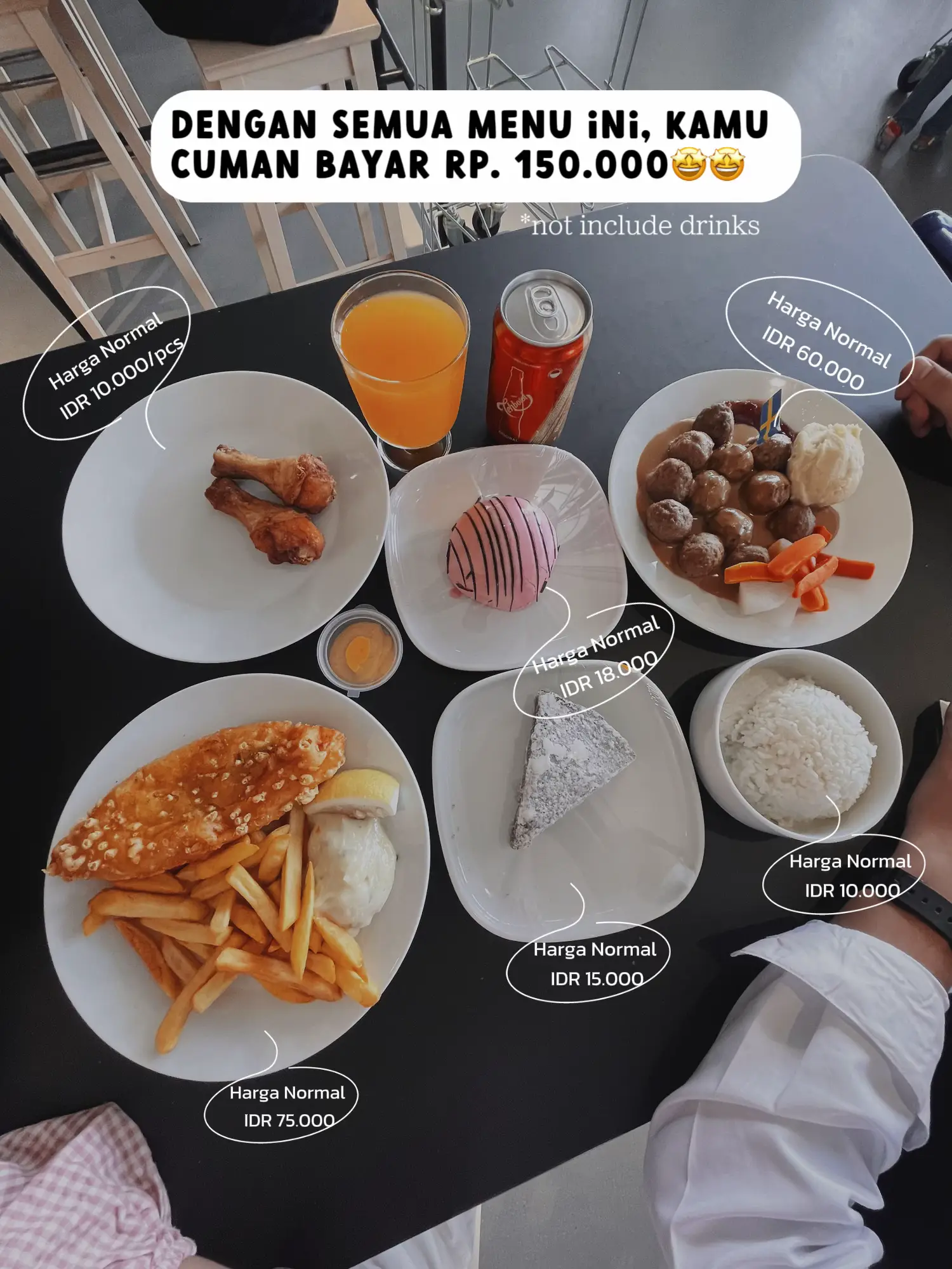 🤩ONLY 150.000, bisa makan sekeluarga di IKEA🤩 | Galeri diposting oleh kawee | Lemon8
