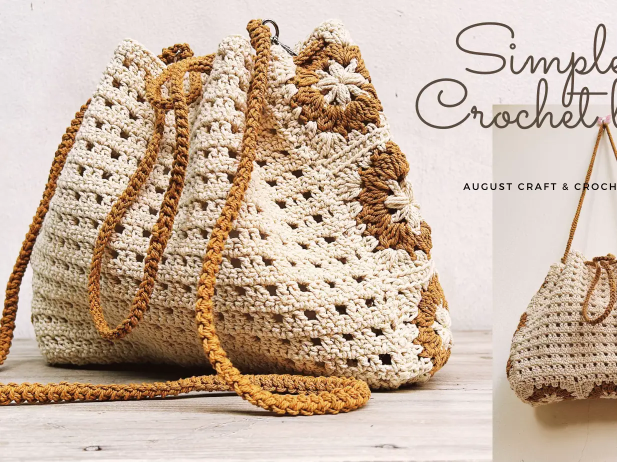 Crochet net bag | แกลเลอรีที่โพสต์โดย August Craft | Lemon8