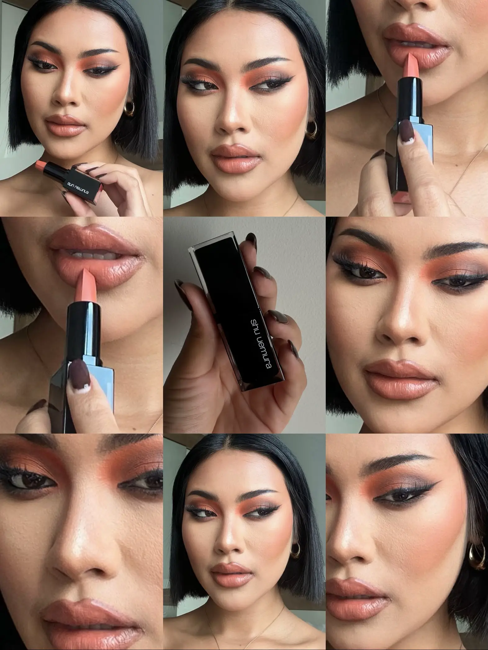 Orange makeup look 🍊 ลุคโทนส้ม สาวผิวแทนรอด100% | วิดีโอที่เผยแพร่โดย ...