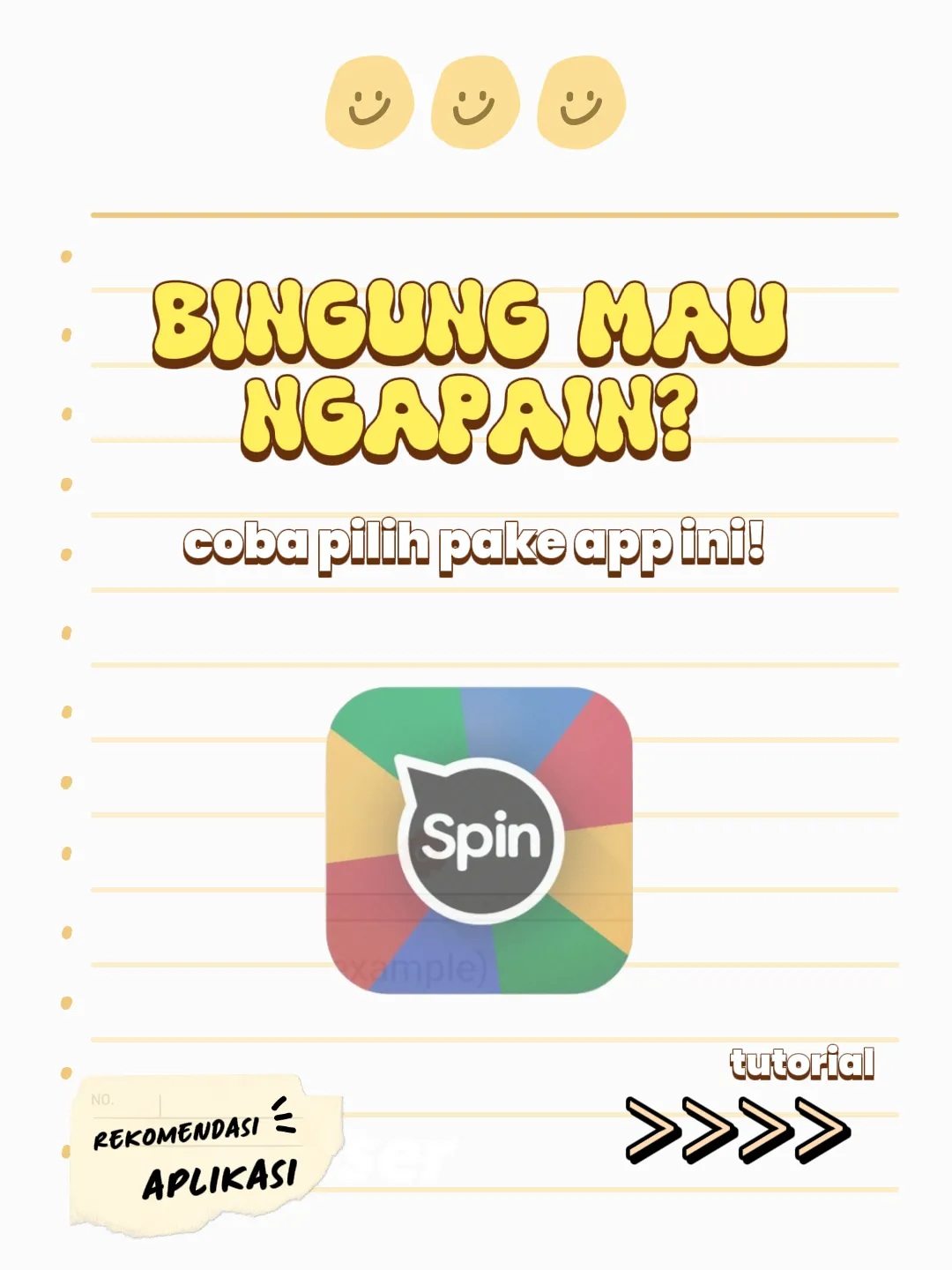 Bingung mau ngapain? Coba tentuin pake app ini! | Galeri diposting oleh ...