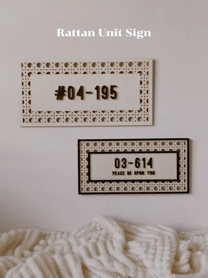 I make customised unit signs | Gallery posted by thejomuhome | Lemon8