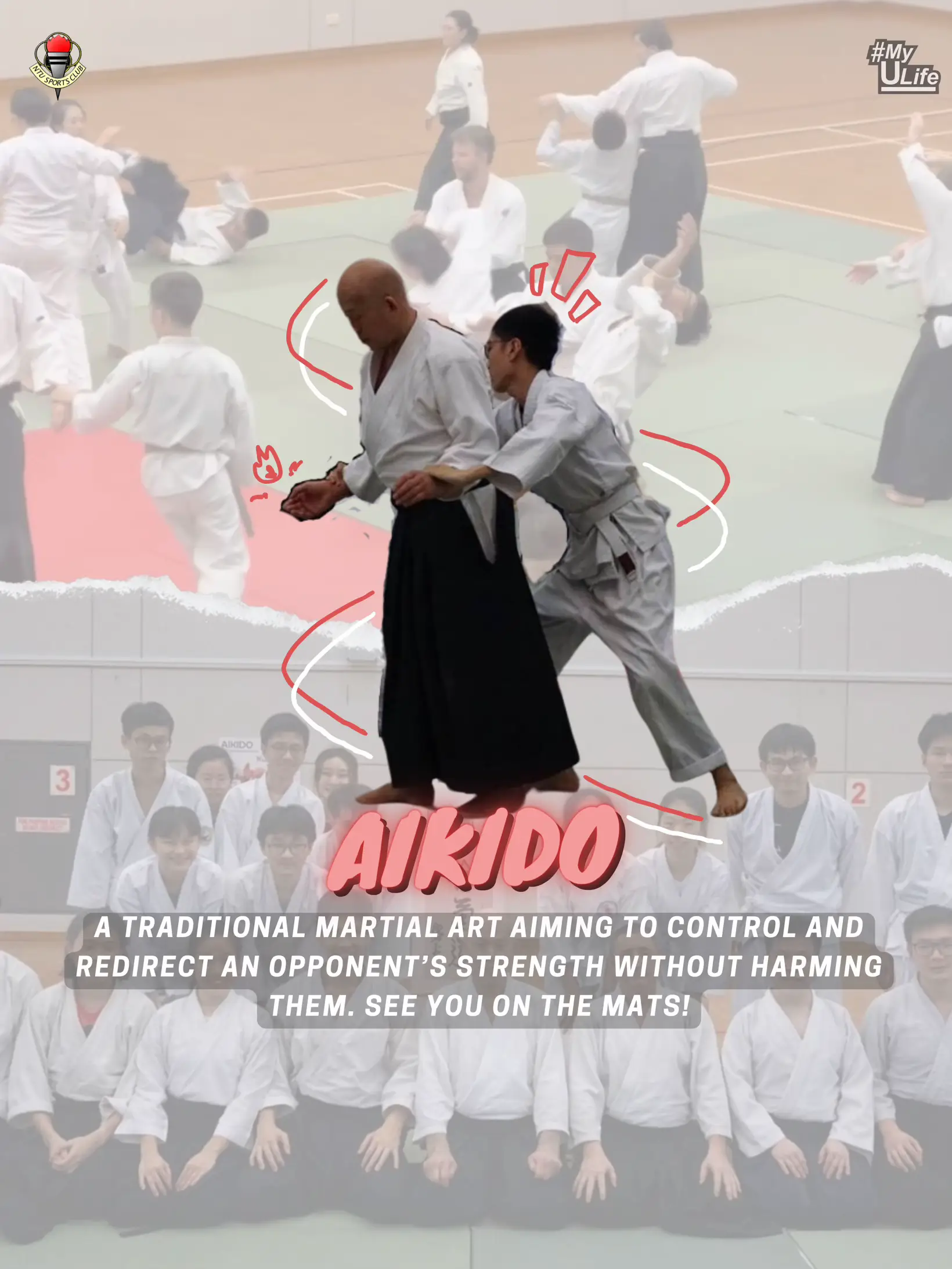 TELL ME MORE?! SERIES: Aikido 🔥 | Gallery posted by ntusportsclub | Lemon8