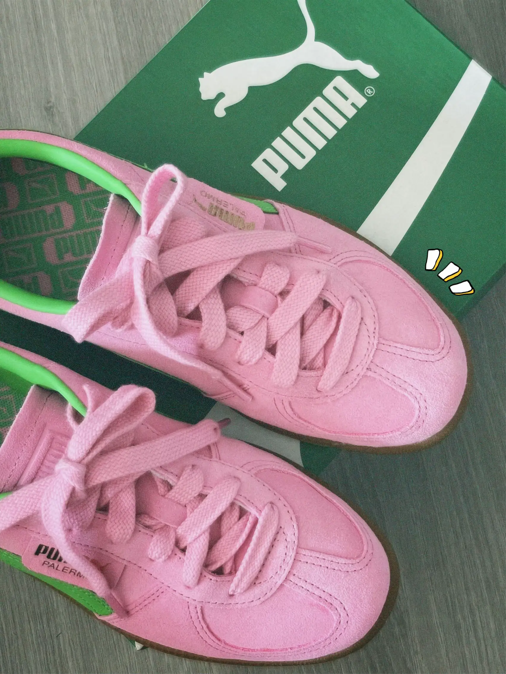 รีวิวรองเท้า puma palermo น้องนมชมพูที่ต้องมีติดตู้! 💚🩷 | แกลเลอรีที่ ...