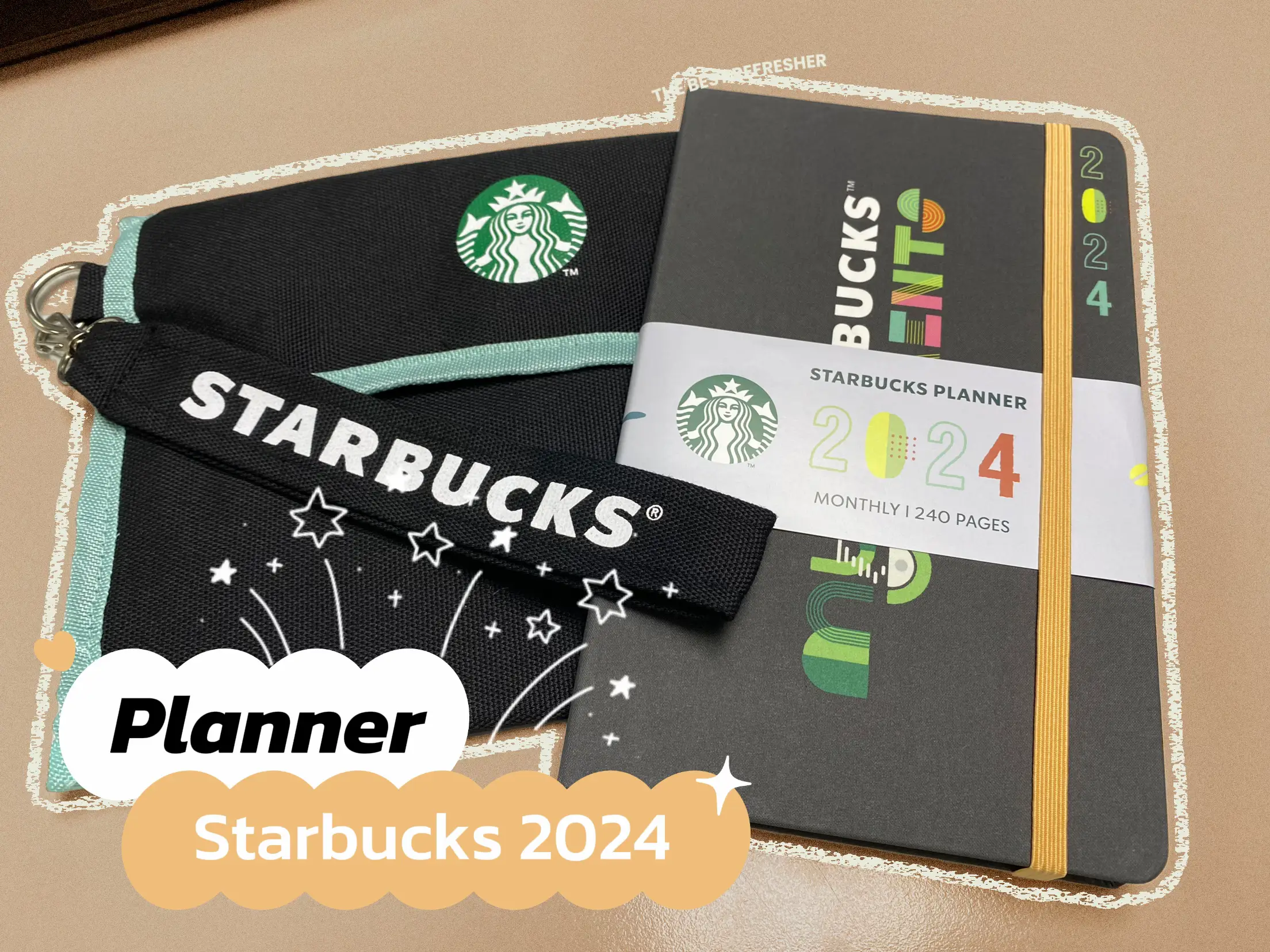 Planner Starbucks 2024 | แกลเลอรีที่โพสต์โดย Jao Ying | Lemon8