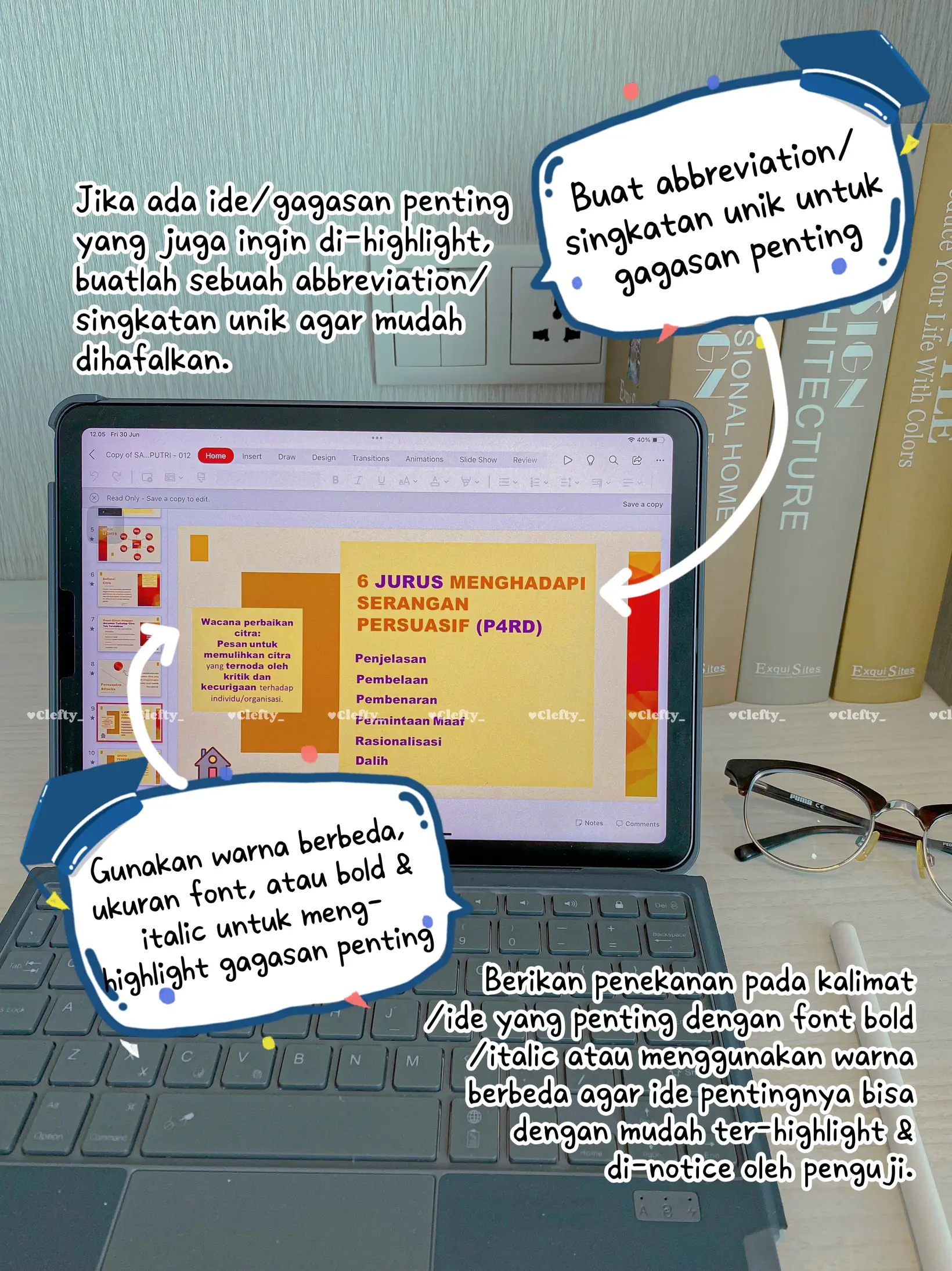 TIPS BIKIN POWERPOINT BAGUS UNTUK SIDANG SKRIPSI | Galeri diposting oleh Sara🌻 | Lemon8