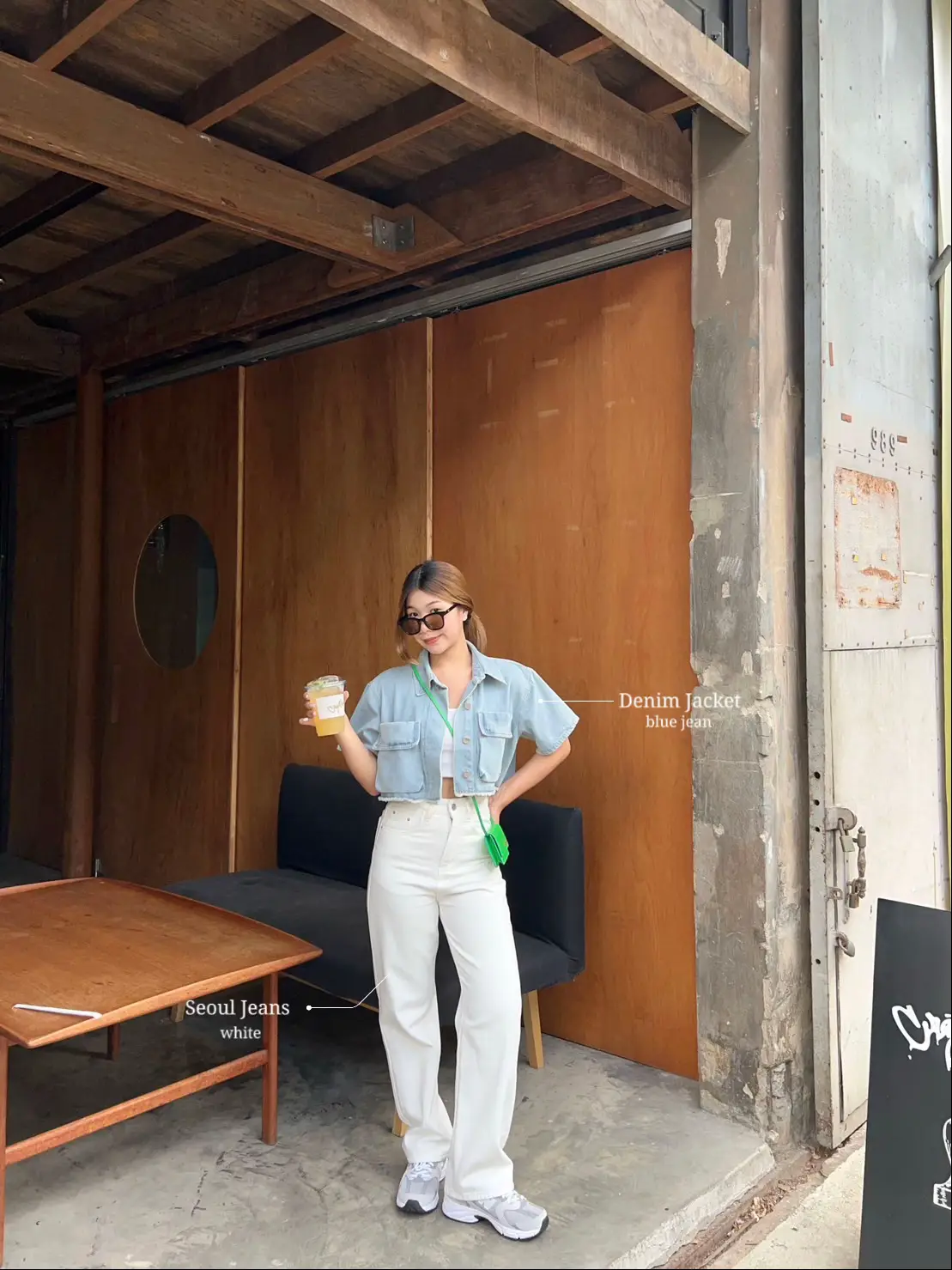 OOTD “Denim Jacket”👀🥯 | แกลเลอรีที่โพสต์โดย Riley.apparels | Lemon8