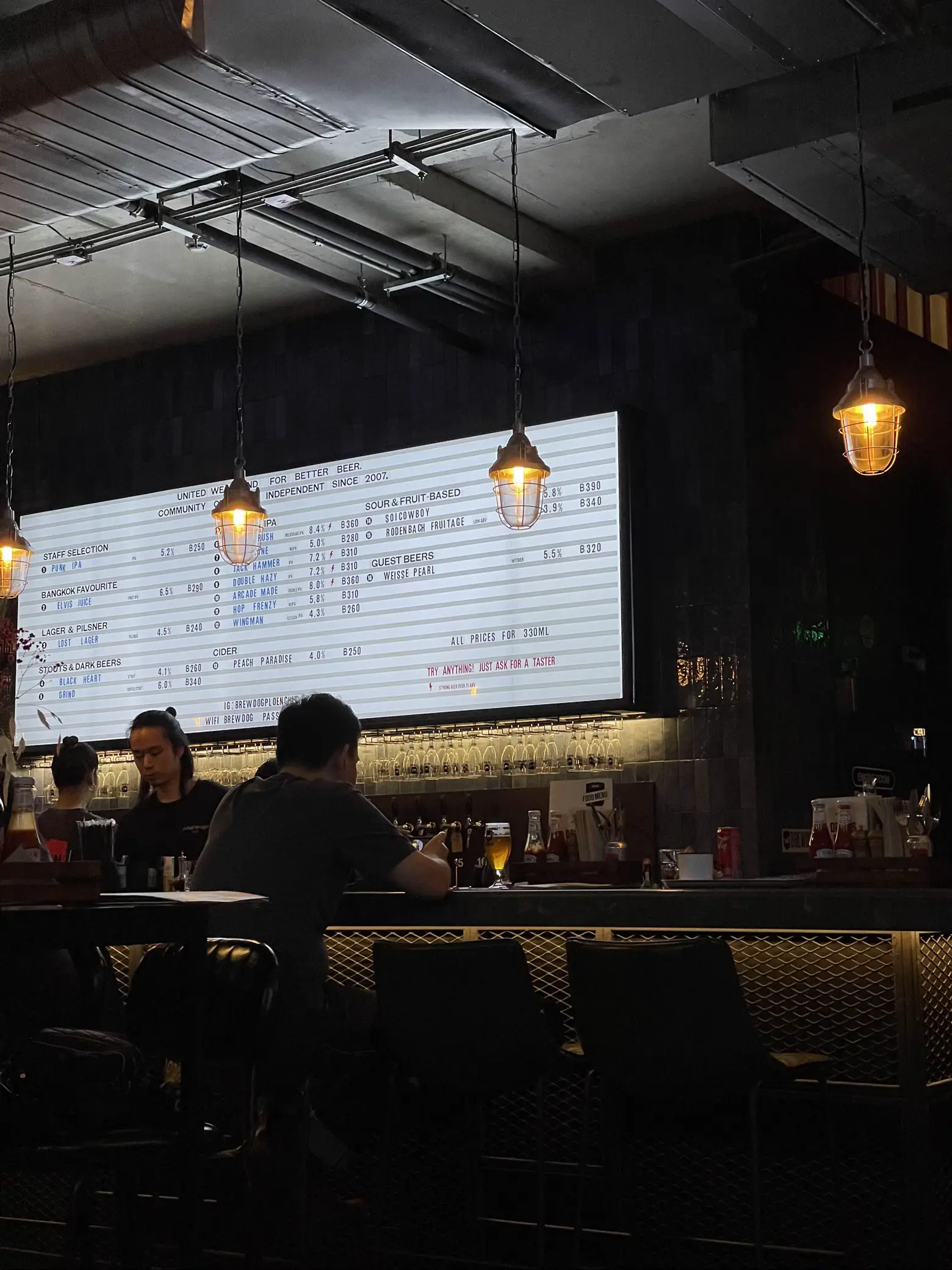 รีวิว Brewdog Ploenchit Craft Beer Bar & Restaurant | แกลเลอรีที่โพสต์ ...