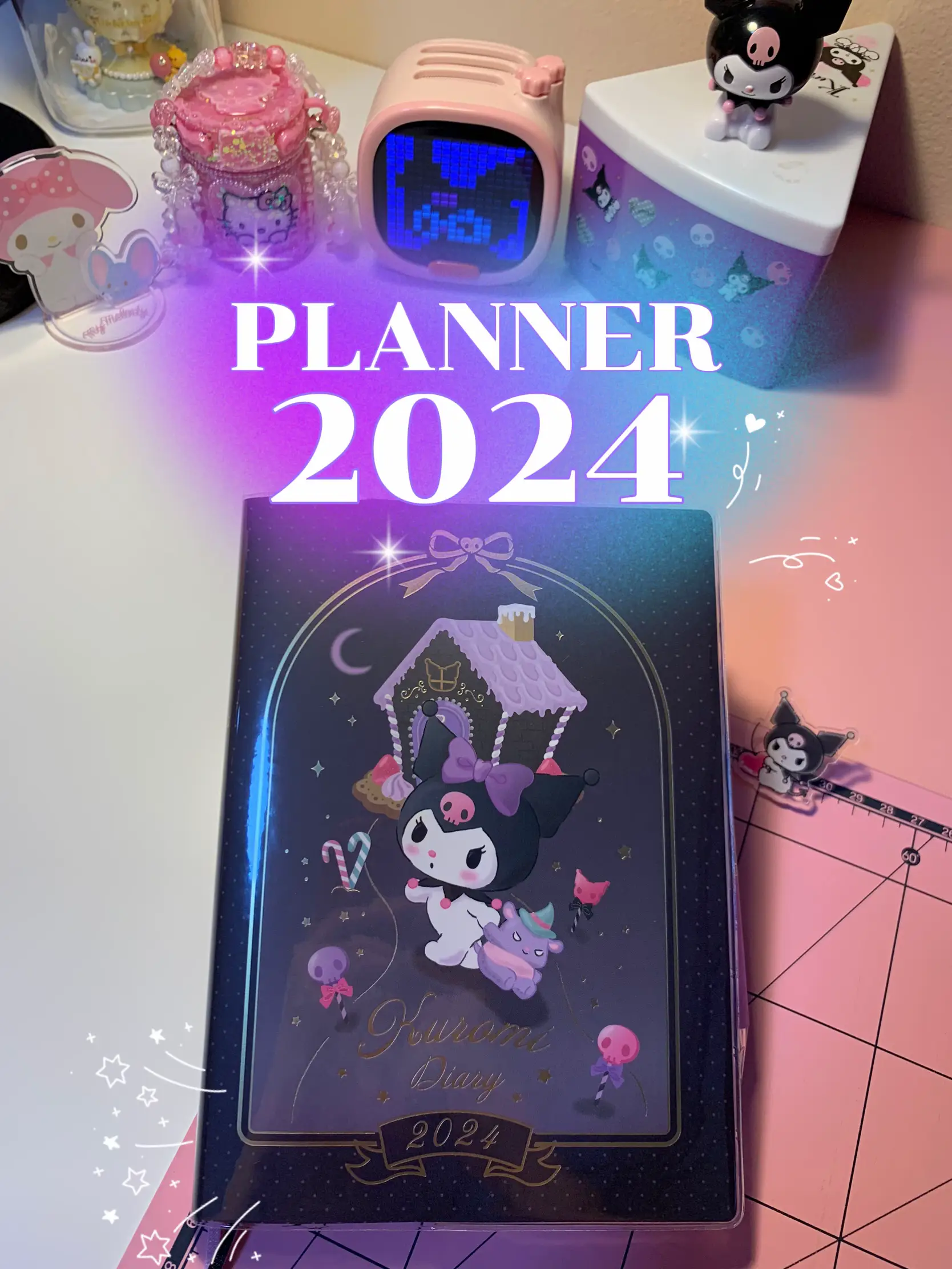 Kuromi Planner 2024 | แกลเลอรีที่โพสต์โดย Jinny Suphatcha | Lemon8