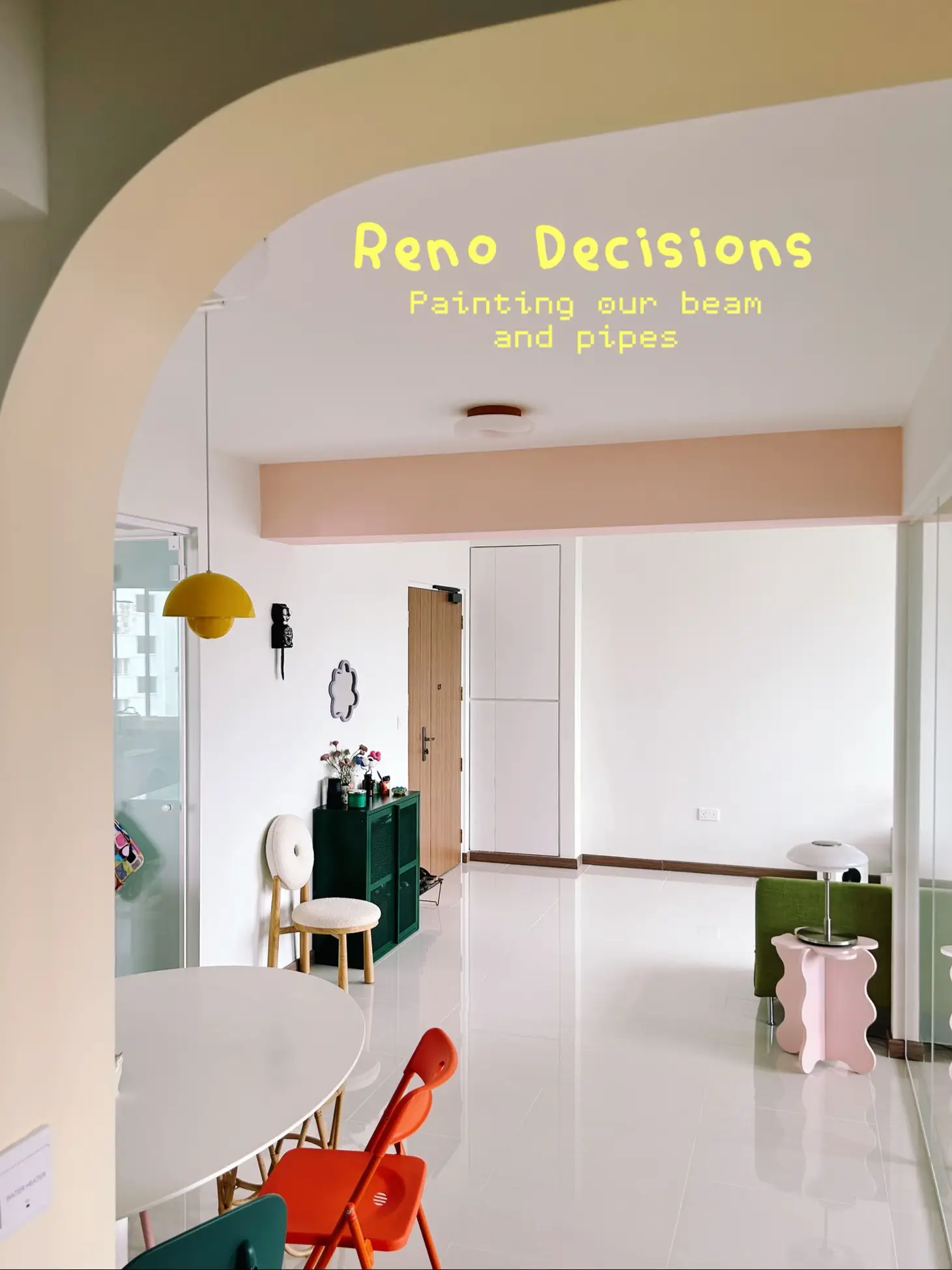 Reno Decisions: Painting our beams and pipes | Gallery posted by flatkopicats | Lemon8