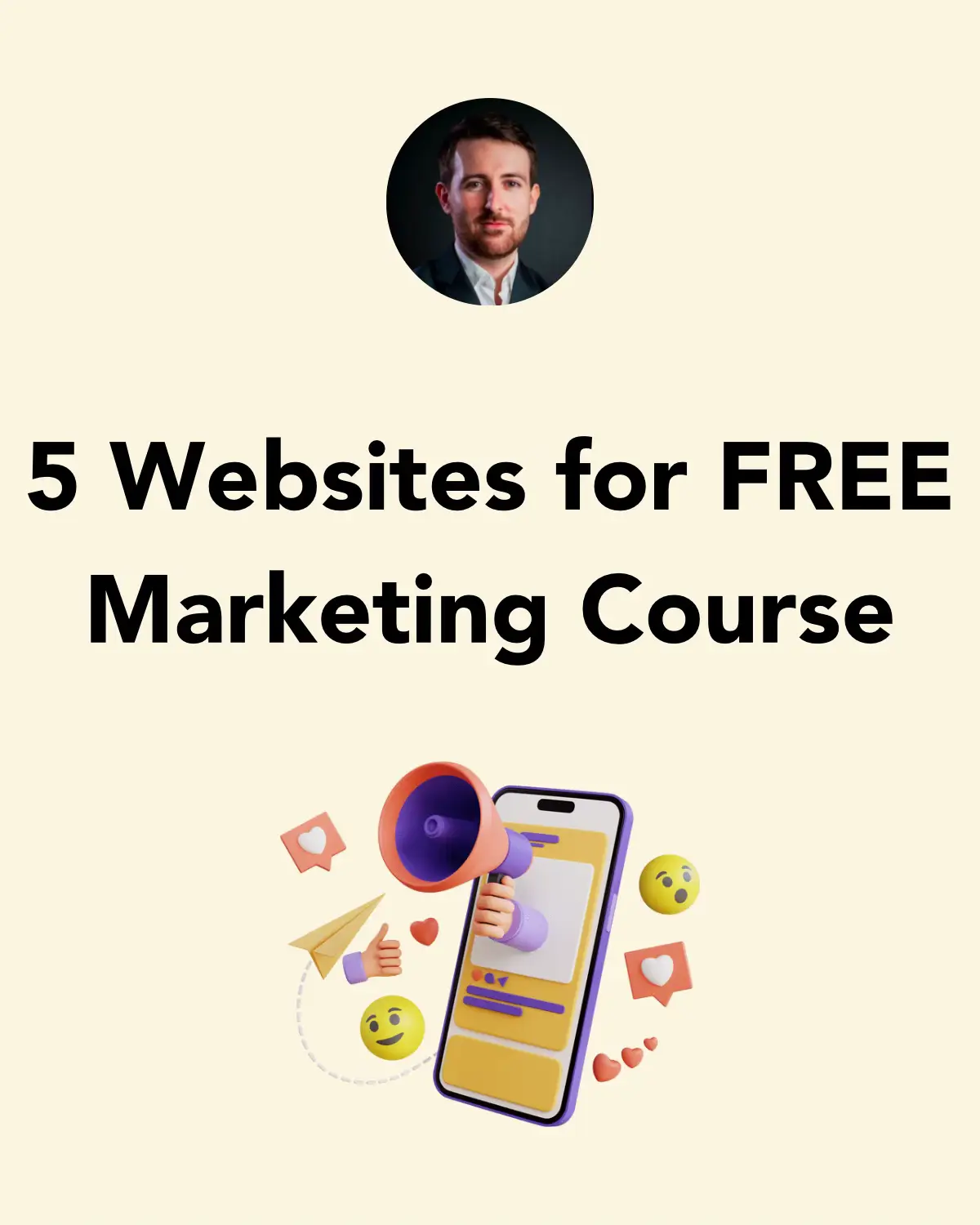Learn Marketing for Free with these 5 Courses | แกลเลอรีที่โพสต์โดย PIERRE HERUBEL | Lemon8