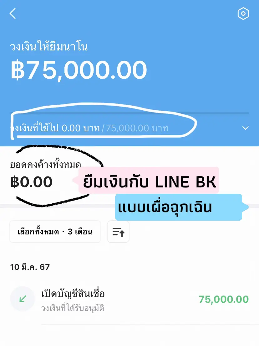 สินเชื่อ LINE BK เผื่อฉุกเฉิน | แกลเลอรีที่โพสต์โดย Pie Bhumipat 🎏 | Lemon8