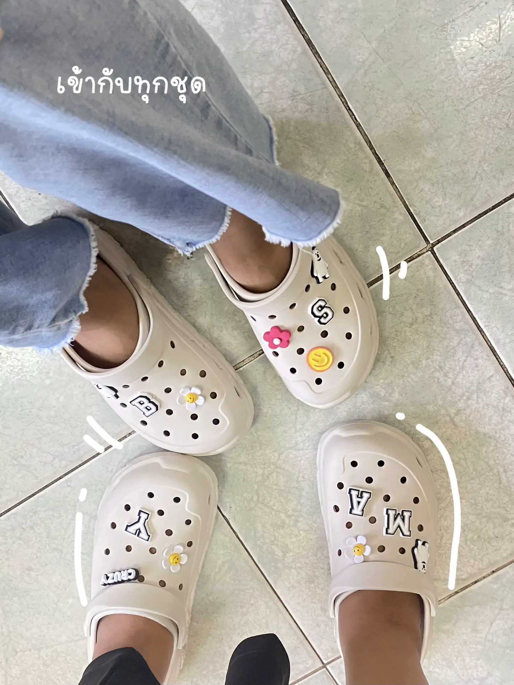 รองเท้า CRUZY น้ำหนักเบา ใส่สบาย น่ารัก ไม่กัดเท้า | แกลเลอรีที่โพสต์ ...