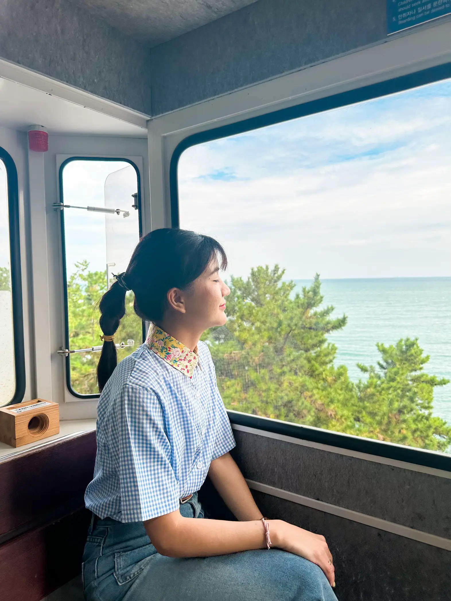 Sky Cabsule🚃รถไฟปุ๊กปิ๊ก Busan คือน่ารักมากก🫶🏻 | แกลเลอรีที่โพสต์โดย 액자 ...