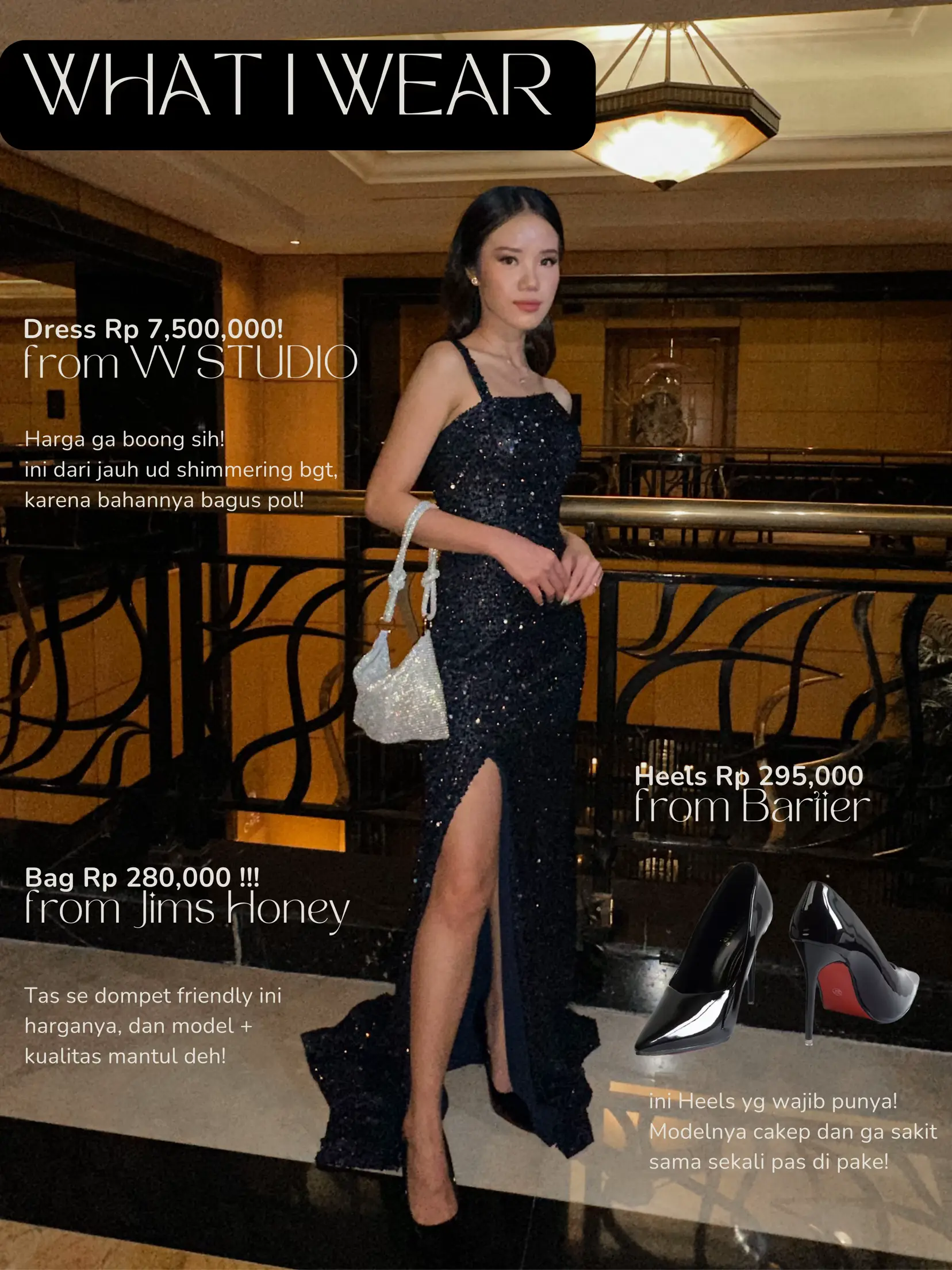 GLAM LOOK TO GALA DINNER 🥂 (all local brands) | Galeri diposting oleh ...