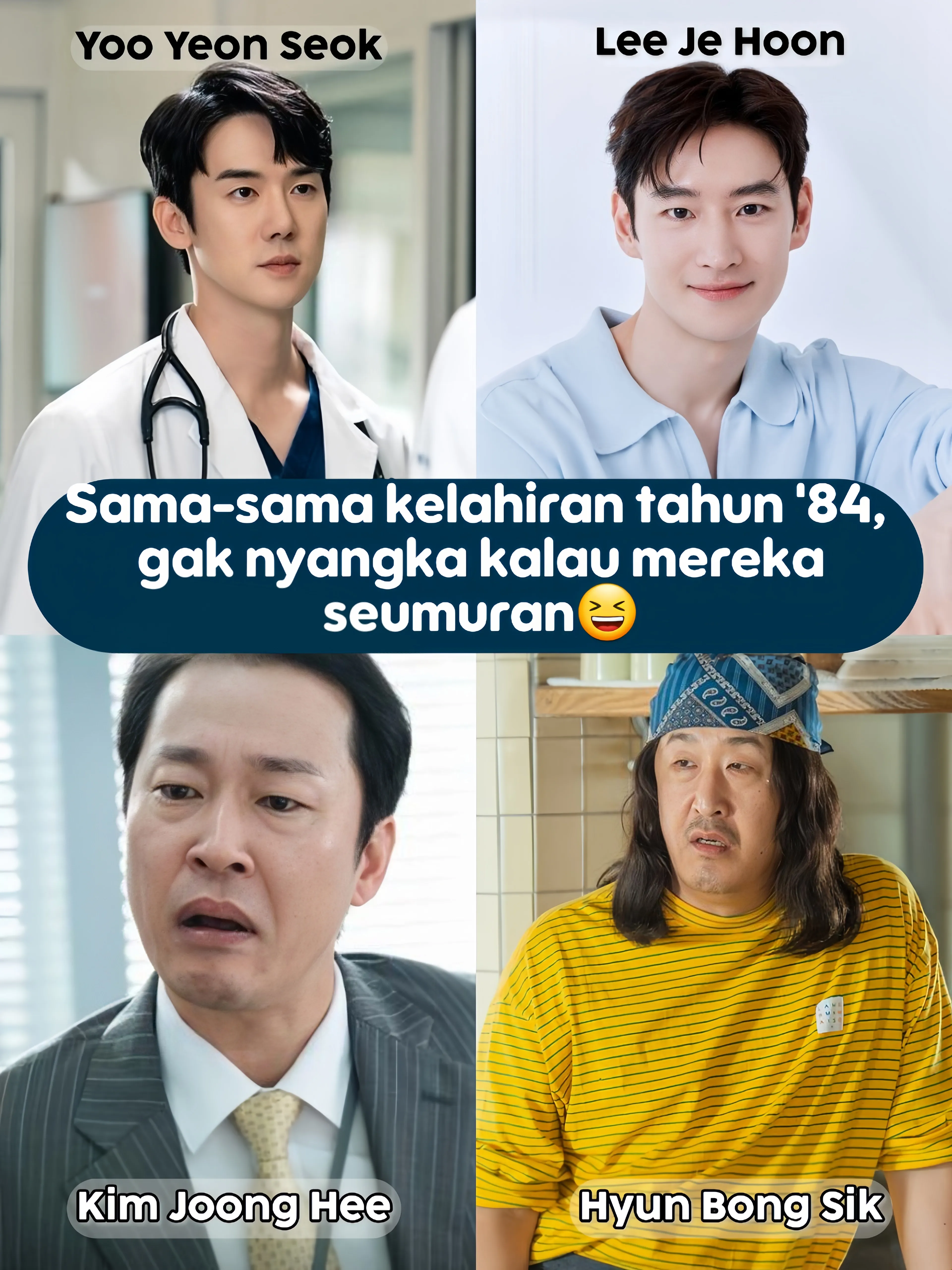 UMUR ARTIS KOREA BIKIN KAGET! SEUMURAN BEDA VIBES | Galeri diposting oleh Diandra | Lemon8