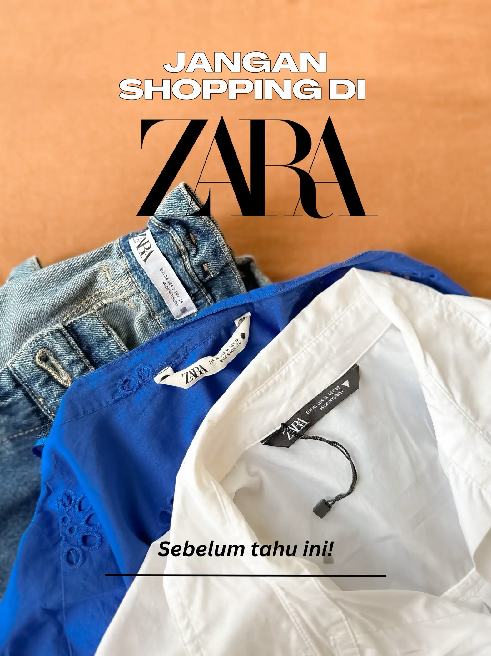 KENA TAHU INI SEBELUM SHOPPING DI ZARA! | Galeri disiarkan oleh Rabak.Haris | Lemon8