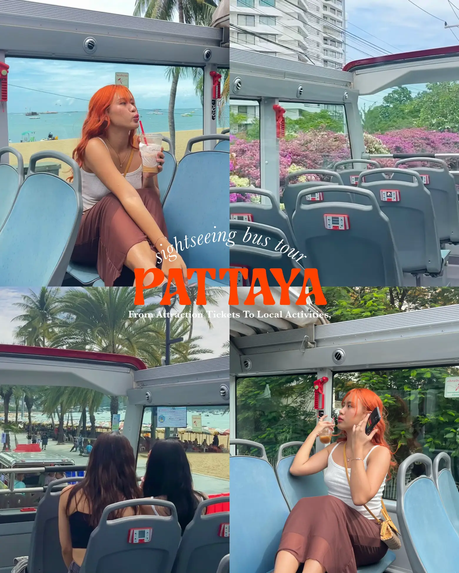 sightseeing bus tour in Pattya 🚎🎈🌟 | แกลเลอรีที่โพสต์โดย 𝗺𝐞𝐥𝗼𝐧 | Lemon8