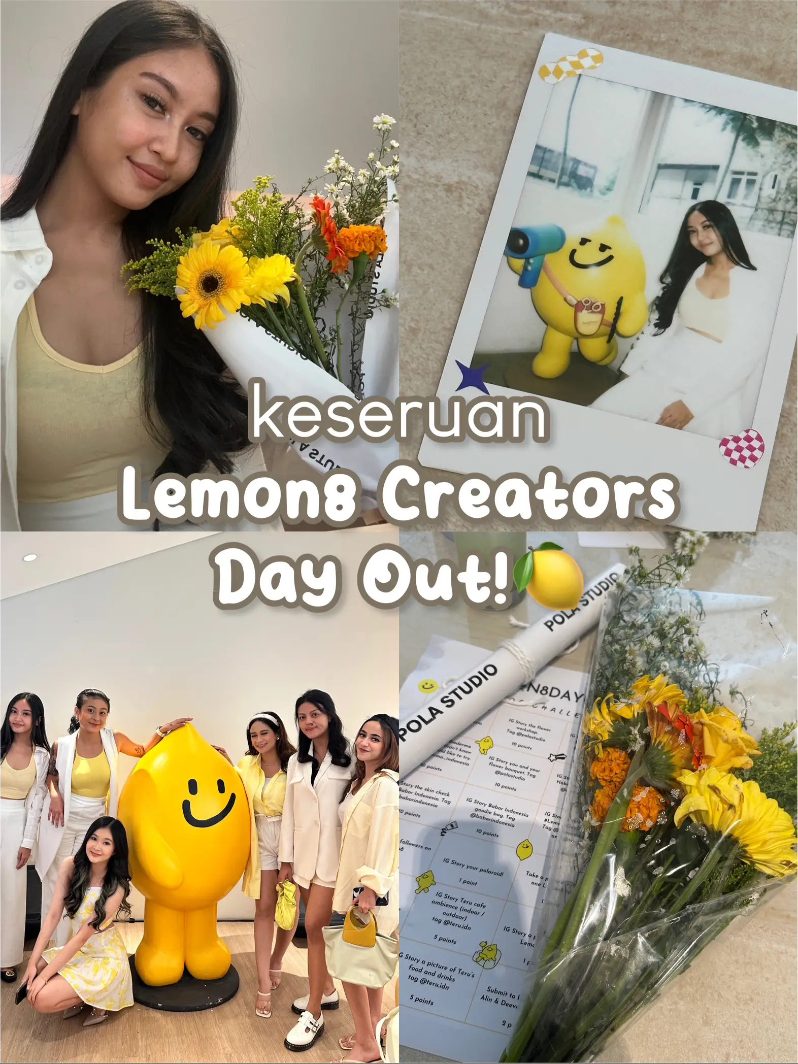 [SAVE] Keseruan Lemon8 Creators Day Out! 🤍🍋 | Video dipublikasikan oleh Putri A 𐙚 ‧₊˚ | Lemon8
