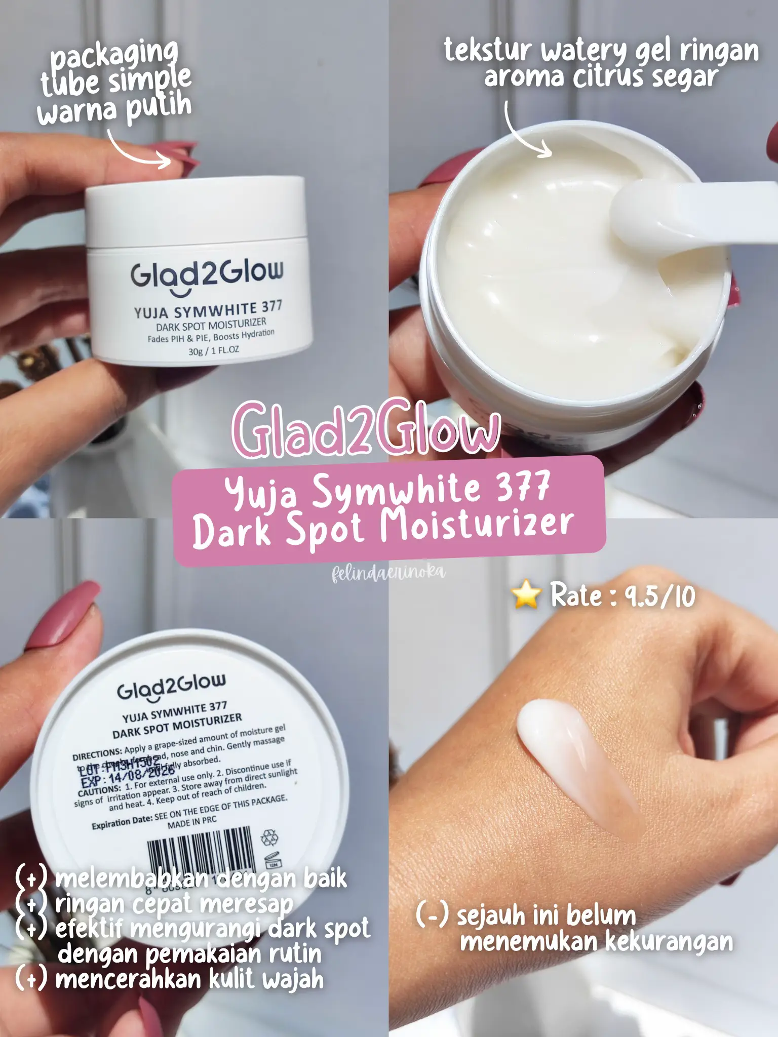 18 ide Perbedaan Moisturizer Glad2glow Ijo Dan Ungu teratas di 2024