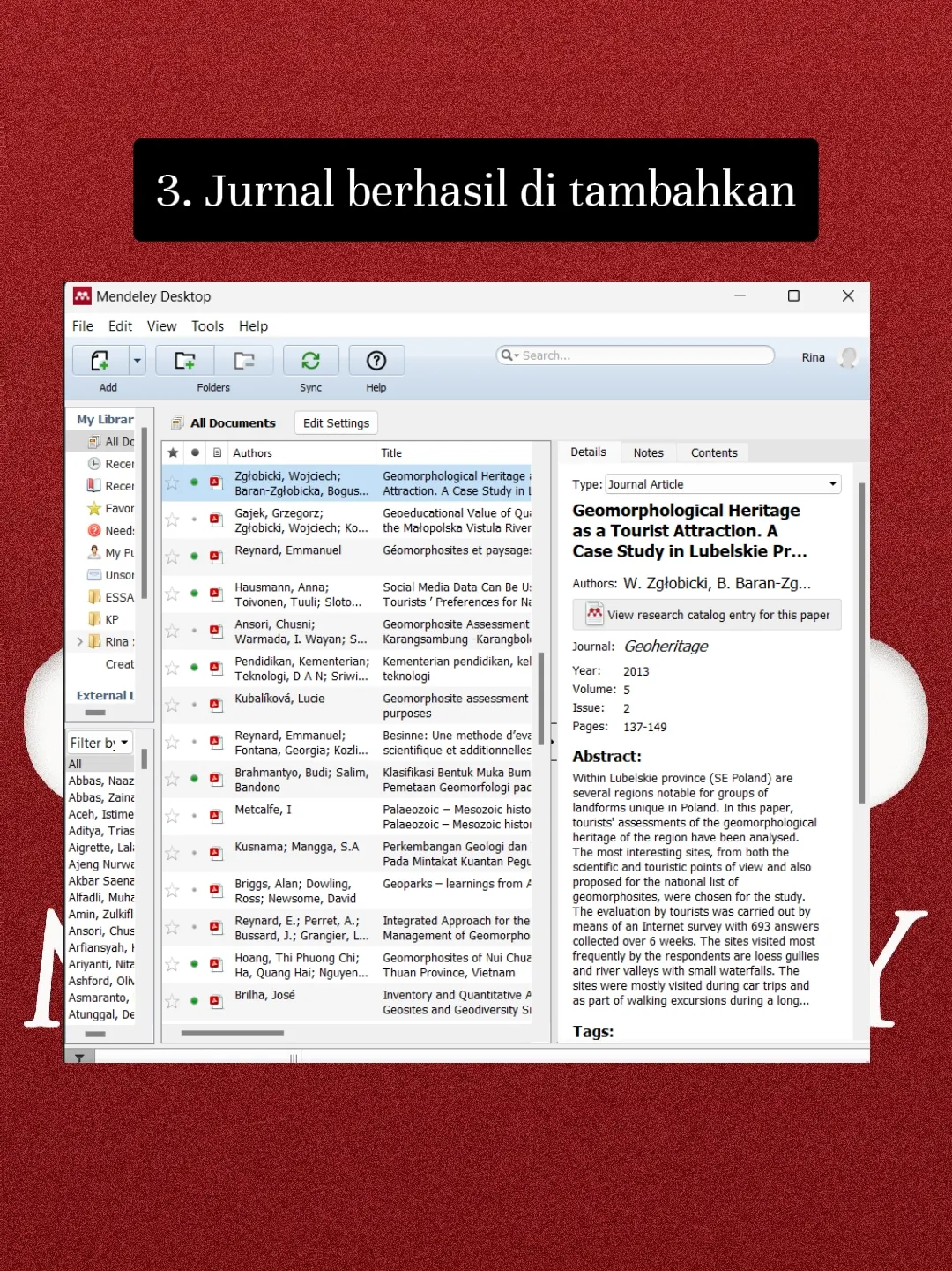 Cara Menggunakan Mendeley Di Google Docs - Pencarian Lemon8