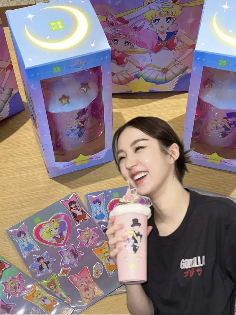 Sailor Moon x Naixue Tea 🌙🐈‍⬛ | แกลเลอรีที่โพสต์โดย Kanyarat | Lemon8